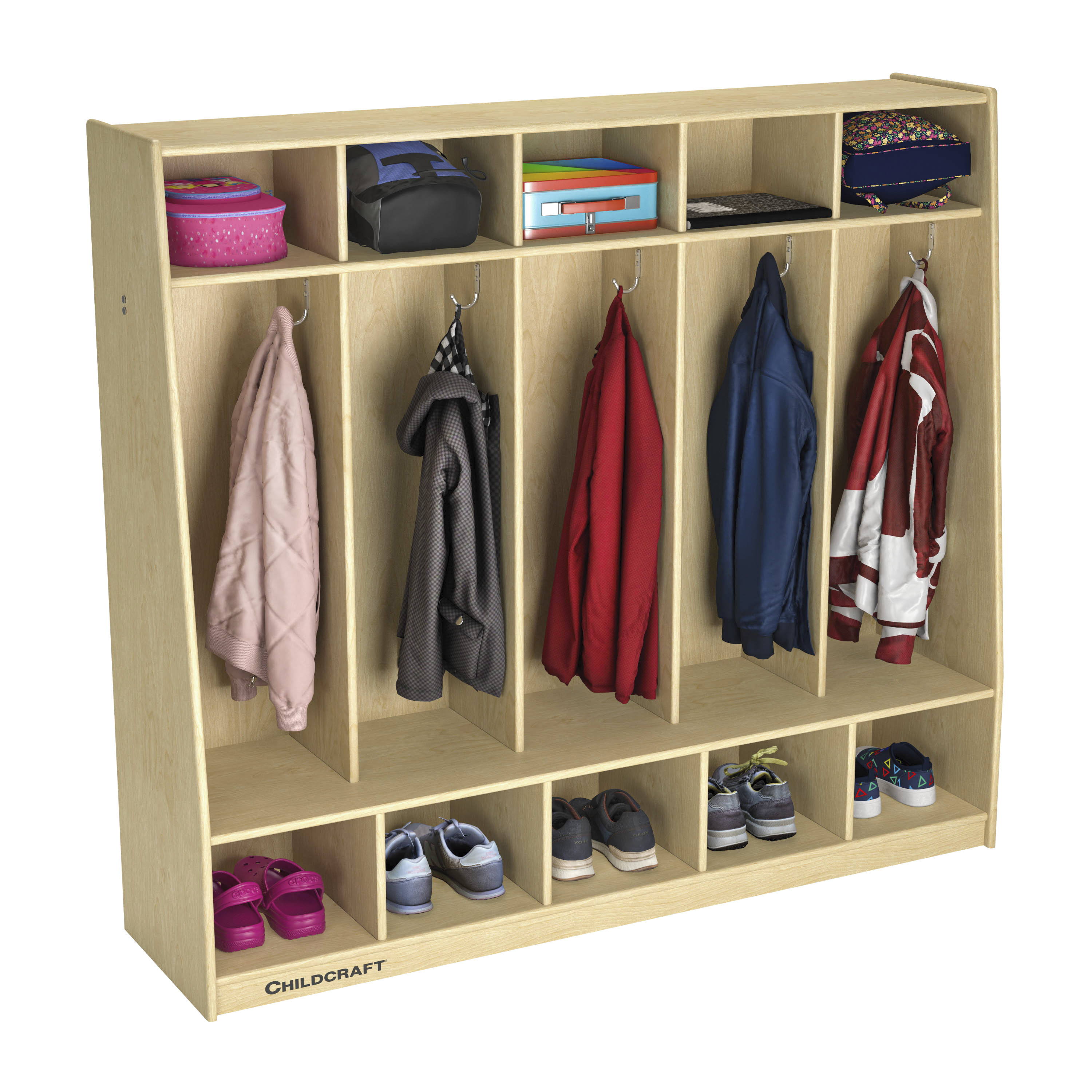Childcraft 5 Section Preschool Cubby Locker | Wayfair