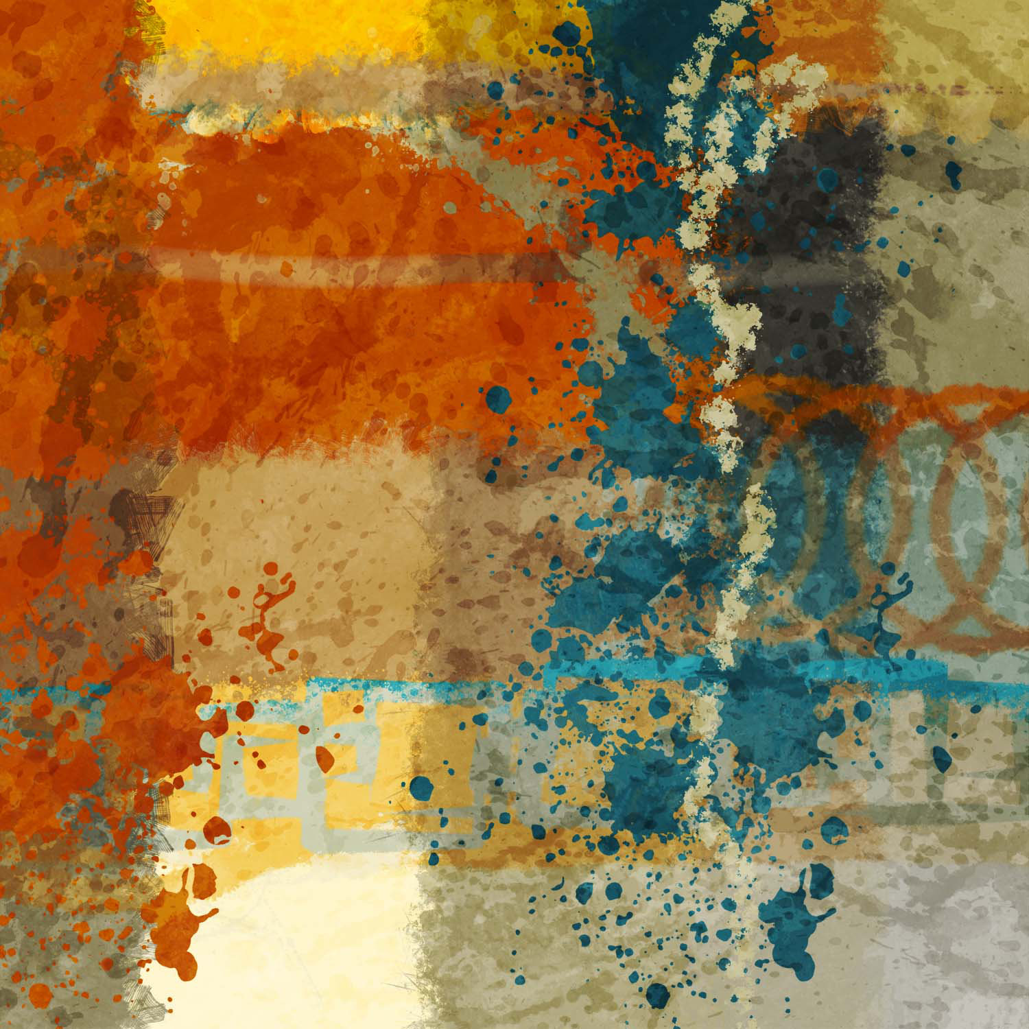 Orren Ellis " Punctilious Retentive " Painting Print | Wayfair