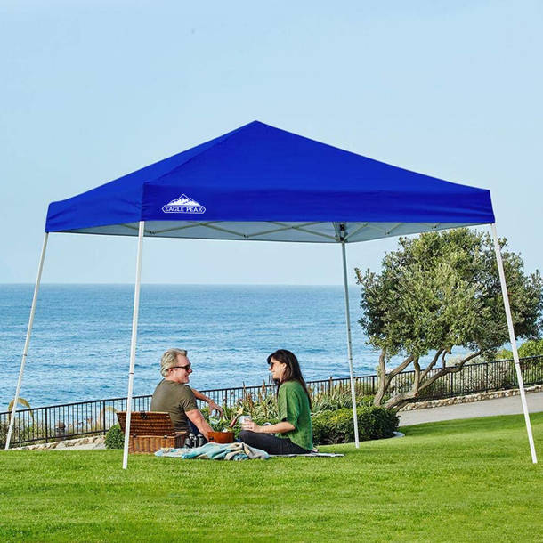 EAGLE PEAK Pop Up Canopies 17 Ft. W x 10 Ft. D Metal Patio Gazebo | Wayfair