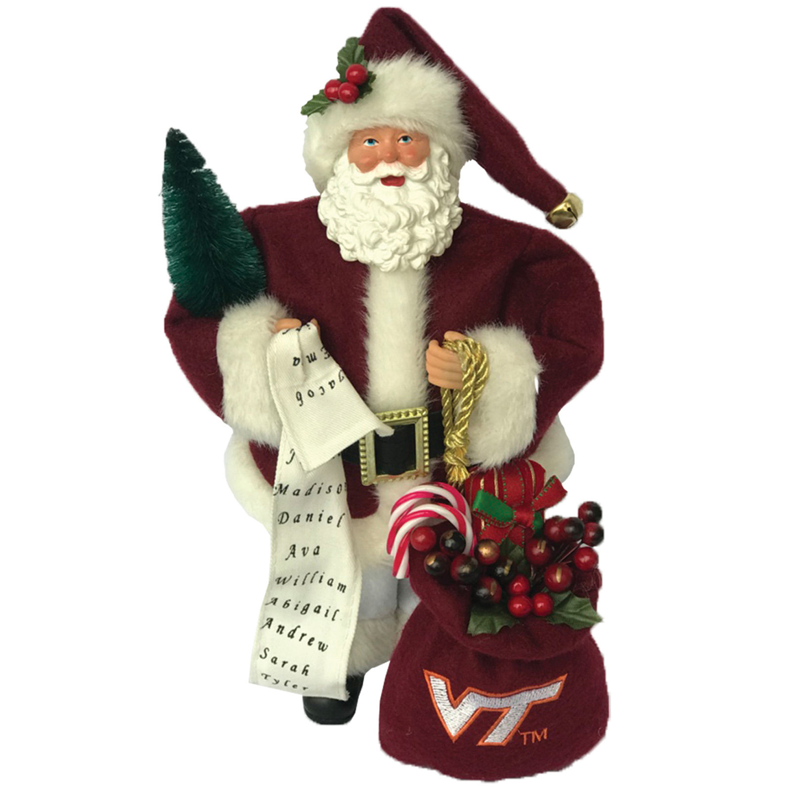 The Holiday Aisle® Virginia Tech Santa | Wayfair