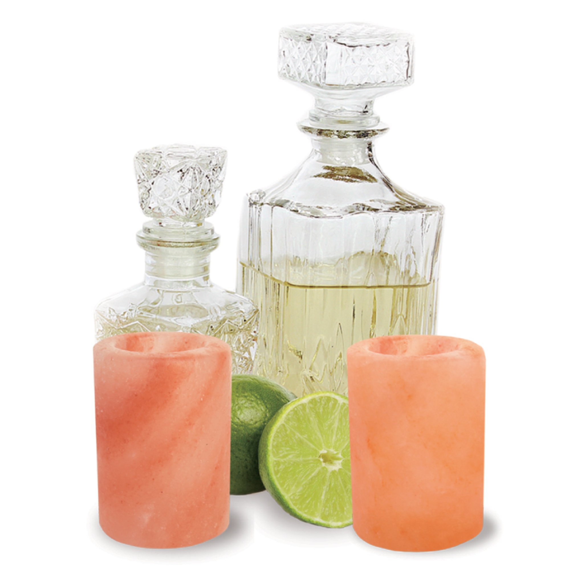 Dakota Fields Broadwater Pink Salt Shot Glasses 20 Ounce & Reviews ...