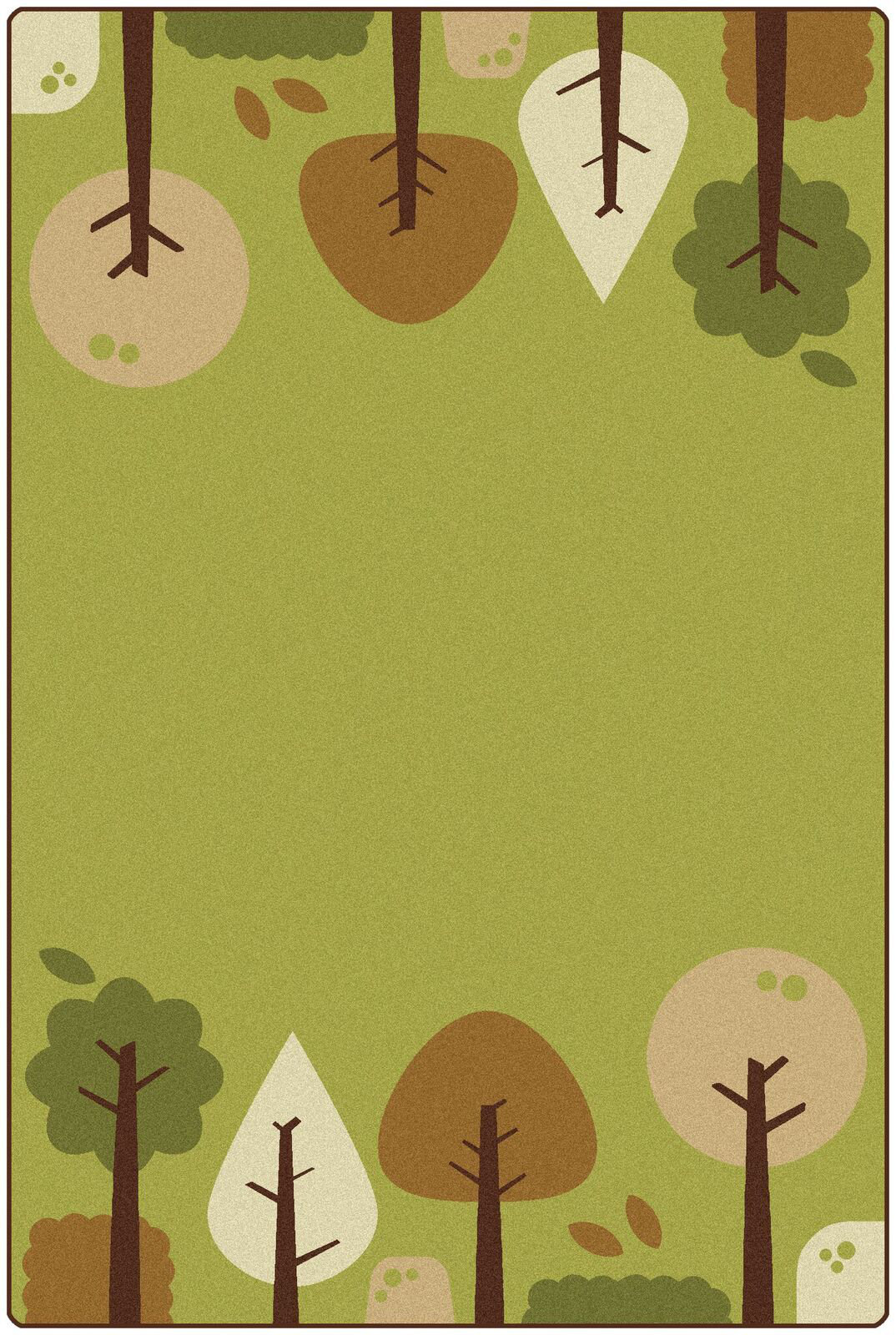 Carpets for Kids Tranquil Trees Kids Decorative KIDSoft™ Tufted Green ...