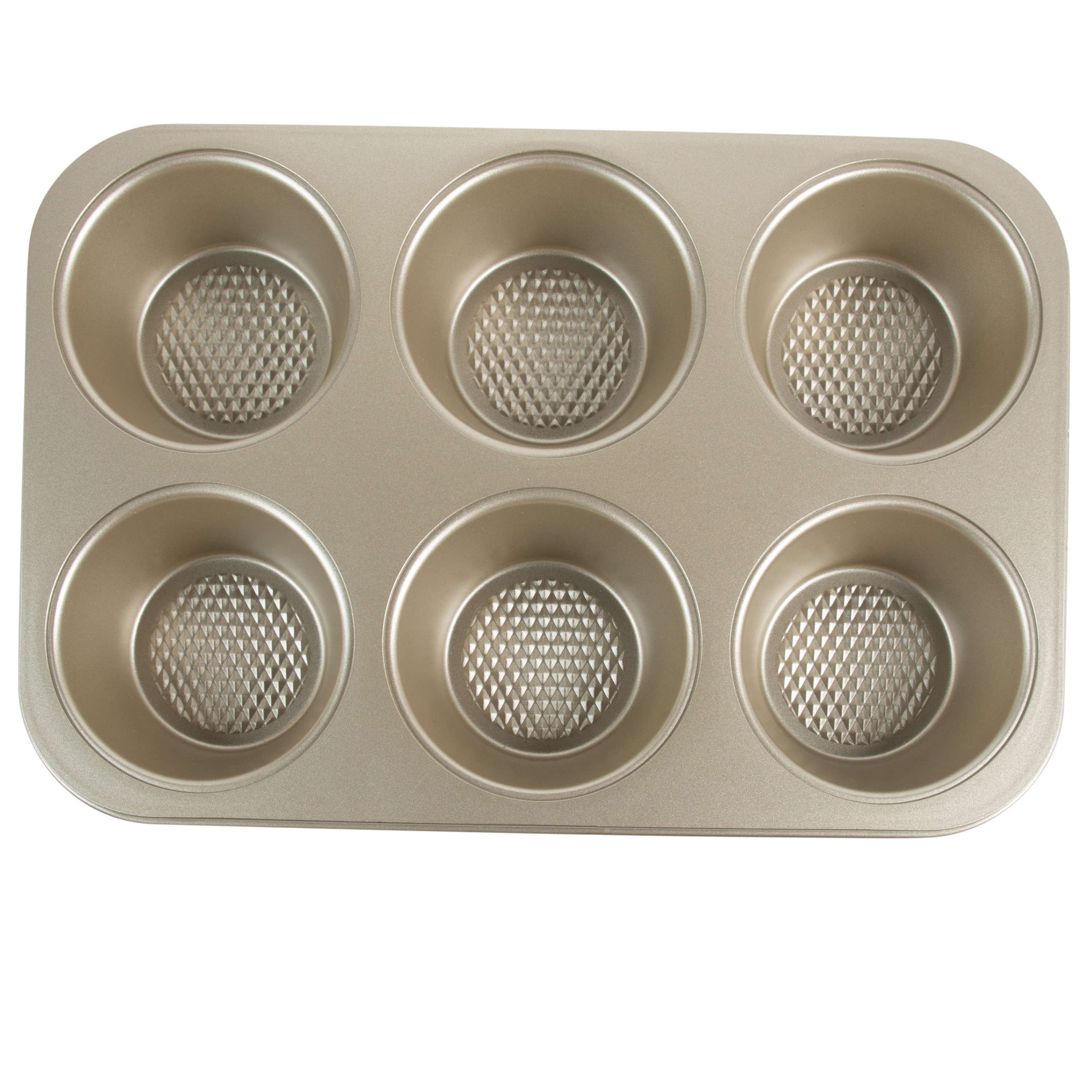 Kitchen Details Pro Series 6 Cup Muffin Pan With Diamond Base & Reviews ...