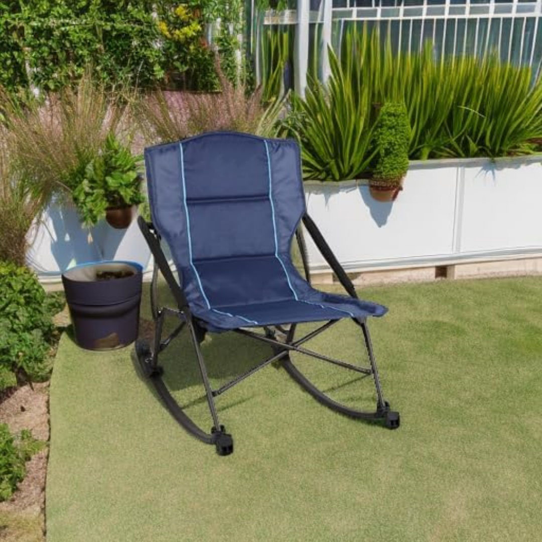 Dovecove Folding Rocking Camping Chair - Portable Outdoor Rocker Chair ...