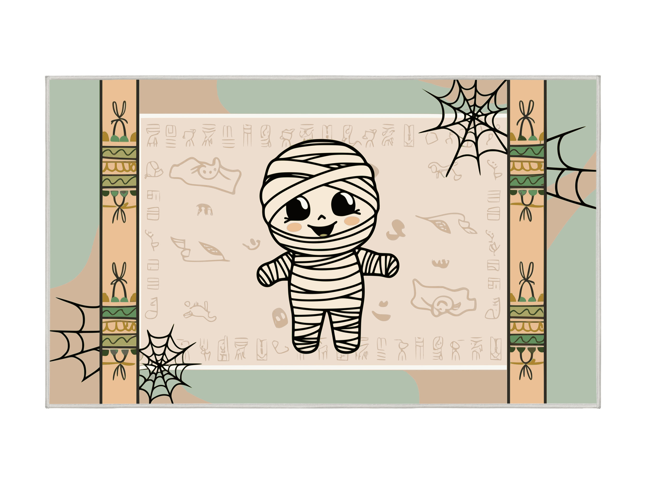 The Holiday Aisle® Halloween Fall Season Holiday Rug | Wayfair