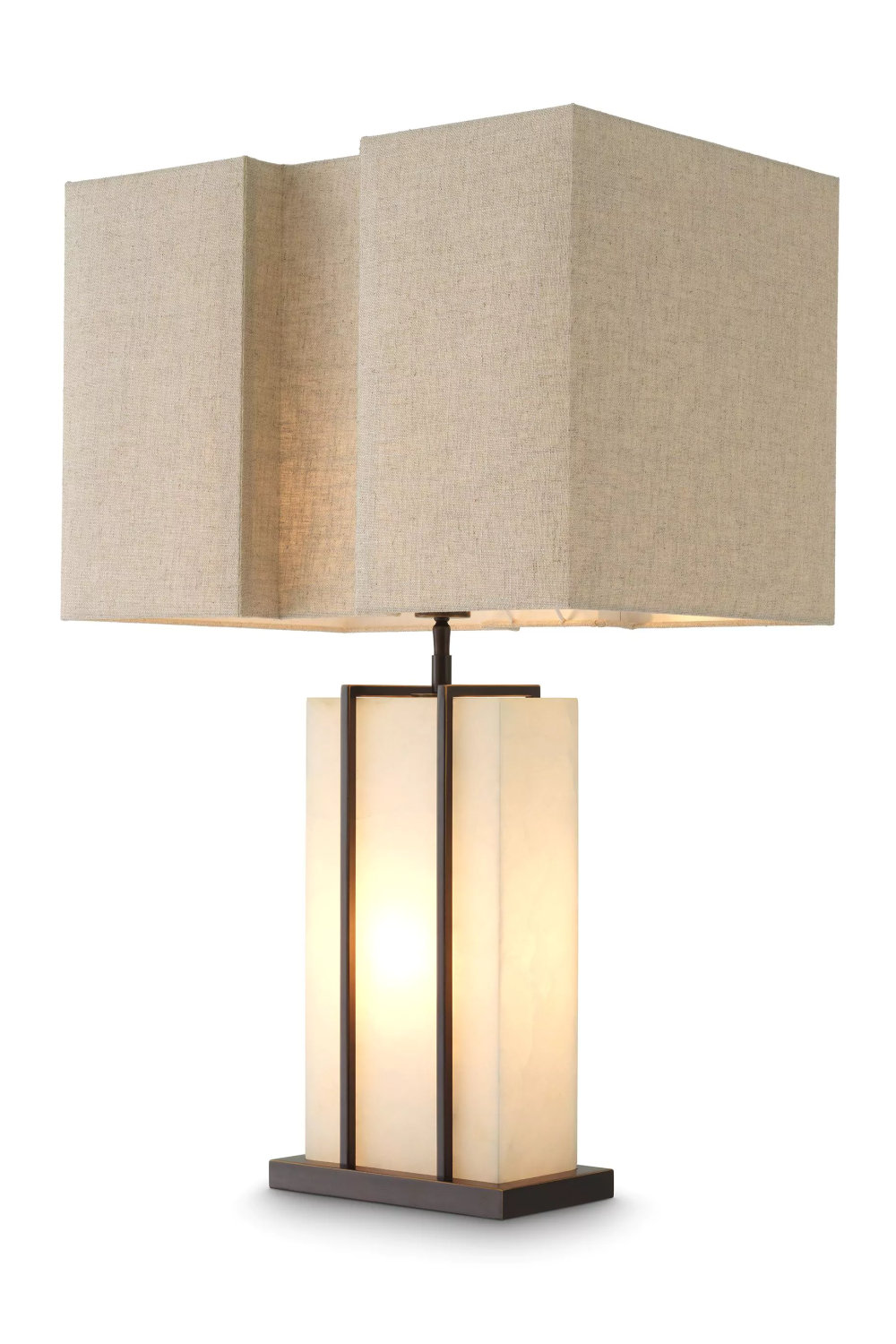 Eichholtz Graham 31.8898'' Bronze/Alabaster Table Lamp | Wayfair