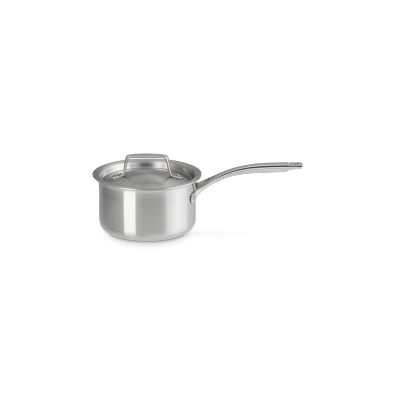 Le Creuset Essential Stainless Steel Round Saucepan With Lid, 2 Qt ...