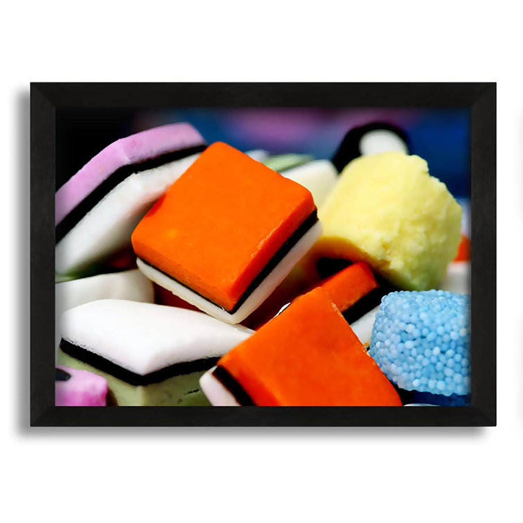 Brayden Studio Liquorice Allsorts - Single Picture Frame Print on ...