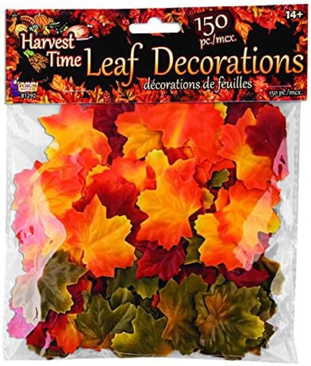 PMU Thanksgiving Fall Leaves Harvest Time Confetti Decoration Indoor ...