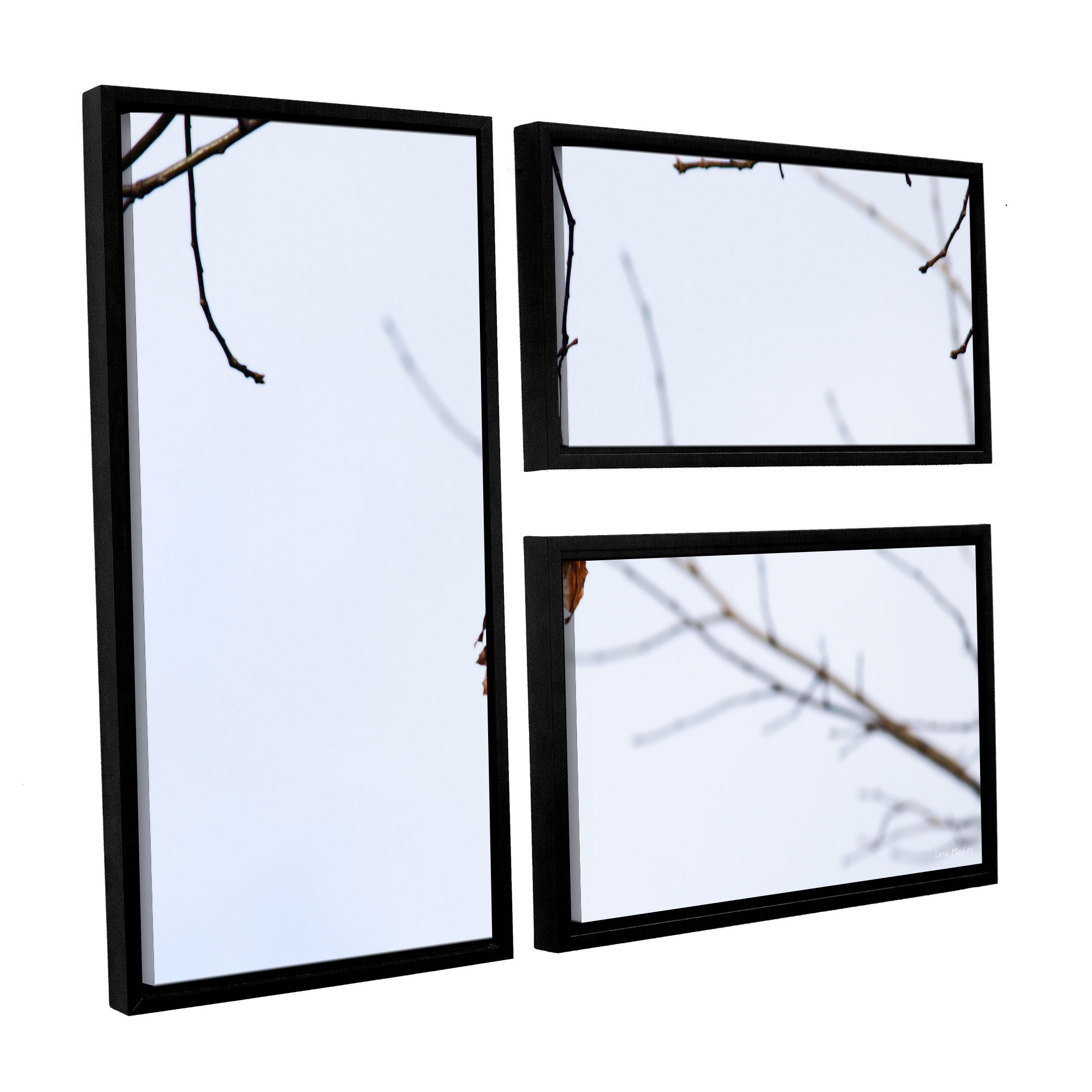 ArtWall Lora Mosier's 3 Piece Framed Photographic Print on Canvas Set ...