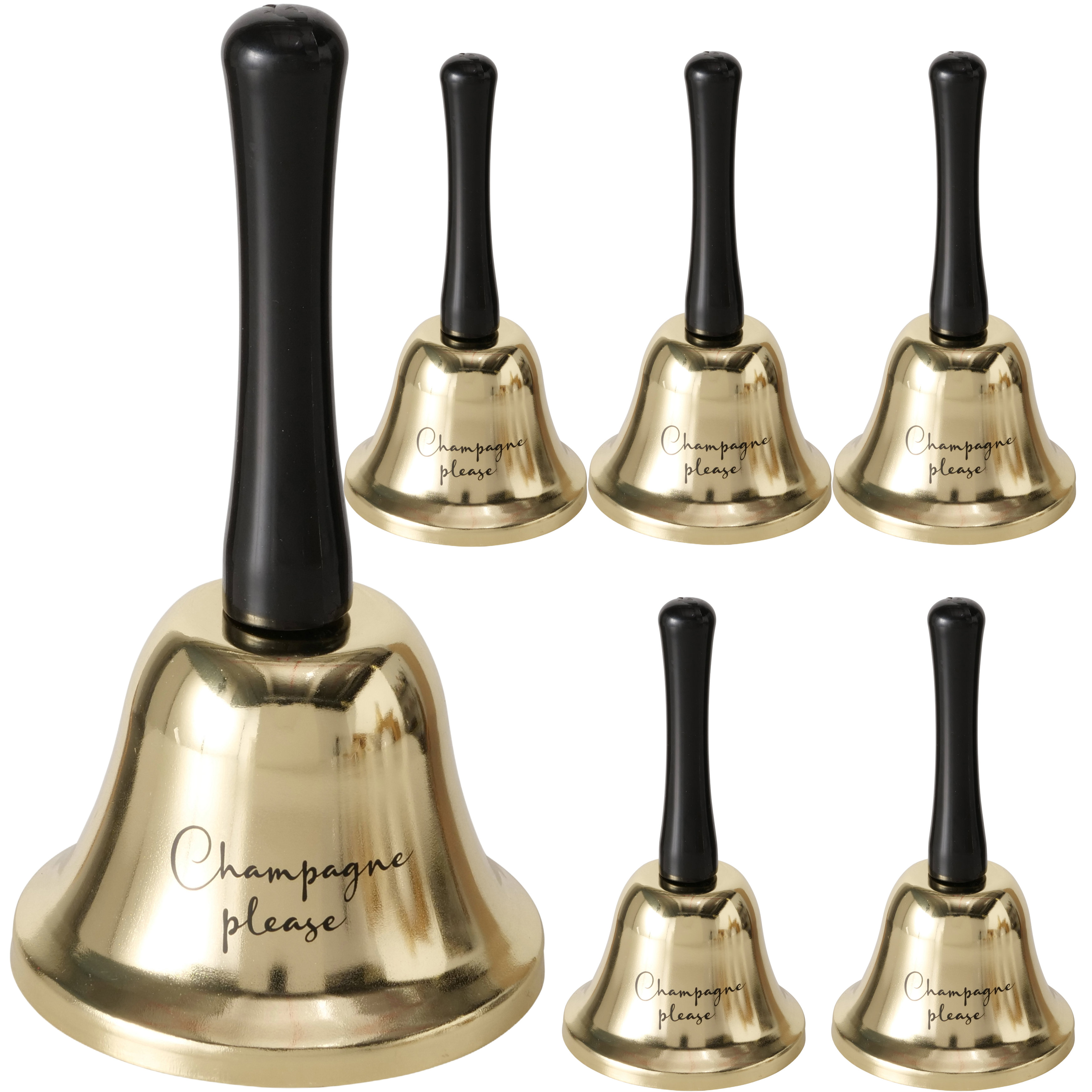 Whole House Worlds 6 Piece Champagne Please Bell | Wayfair