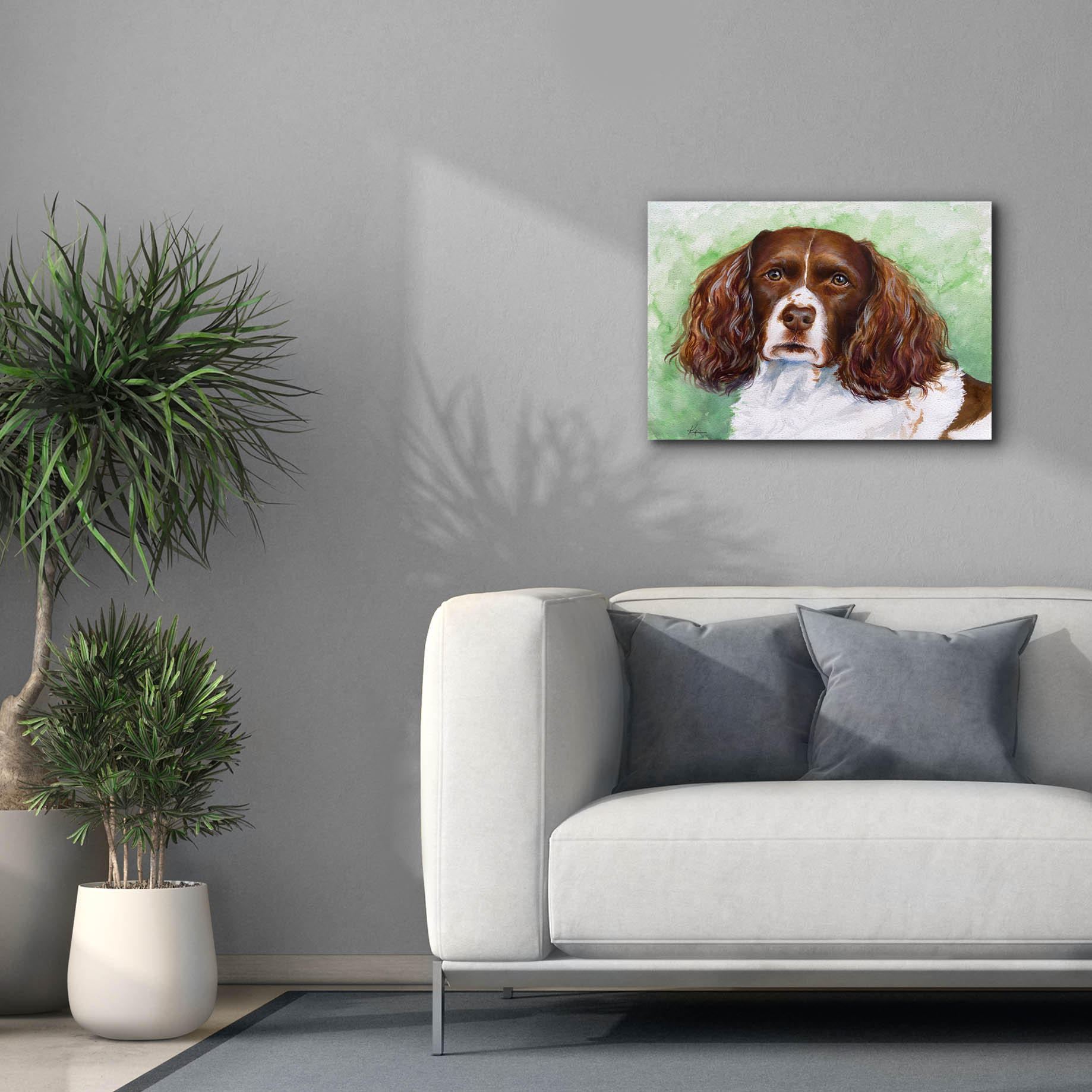 Winston Porter Epic Graffiti 'Must Love Dogs Springer Spaniel' by Lindsay Kivi Canvas Wall Art ...