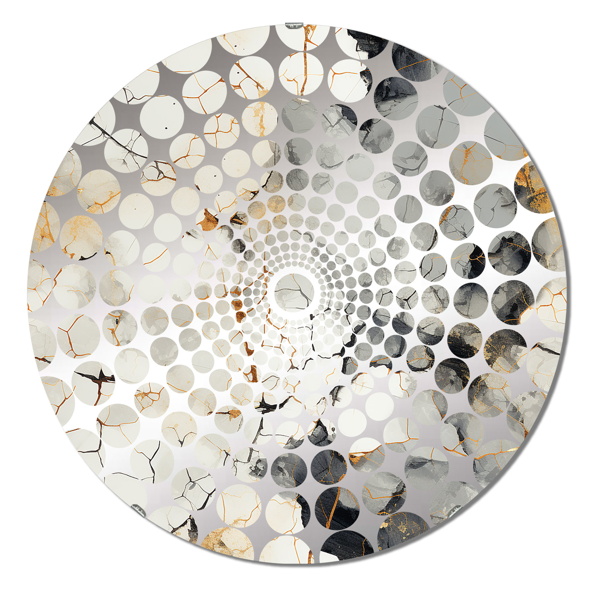 East Urban Home Elgin - Concentric Circles Decorative Mirror | Wayfair