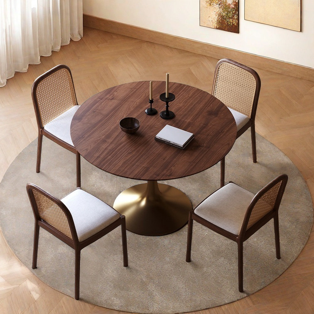 A Zoetic Home Vintage solid wood small round dining table set | Wayfair