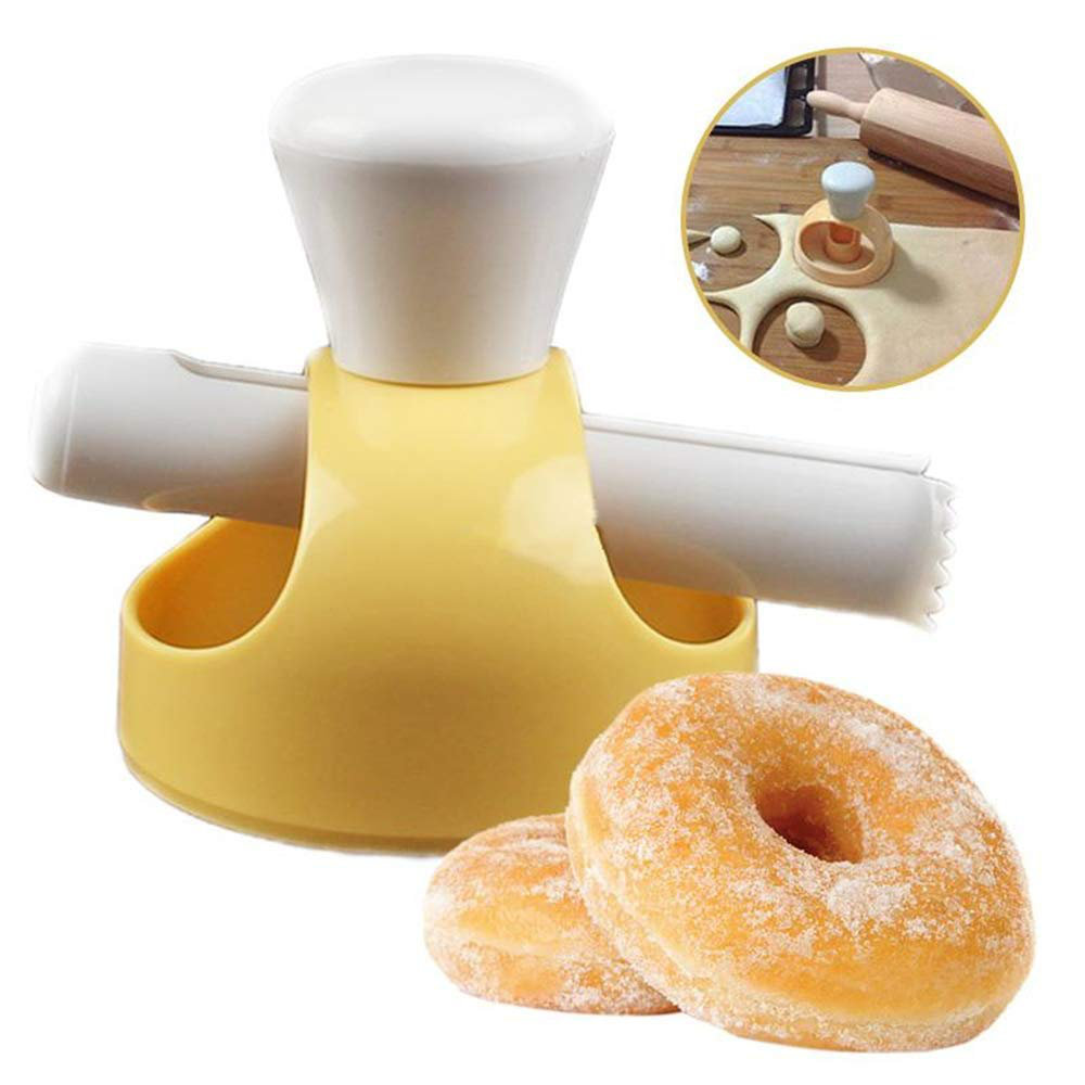 TUHOME FURNITURE LLC 2-Pack Donut Cutter Set, Round Cookie Cutter For ...