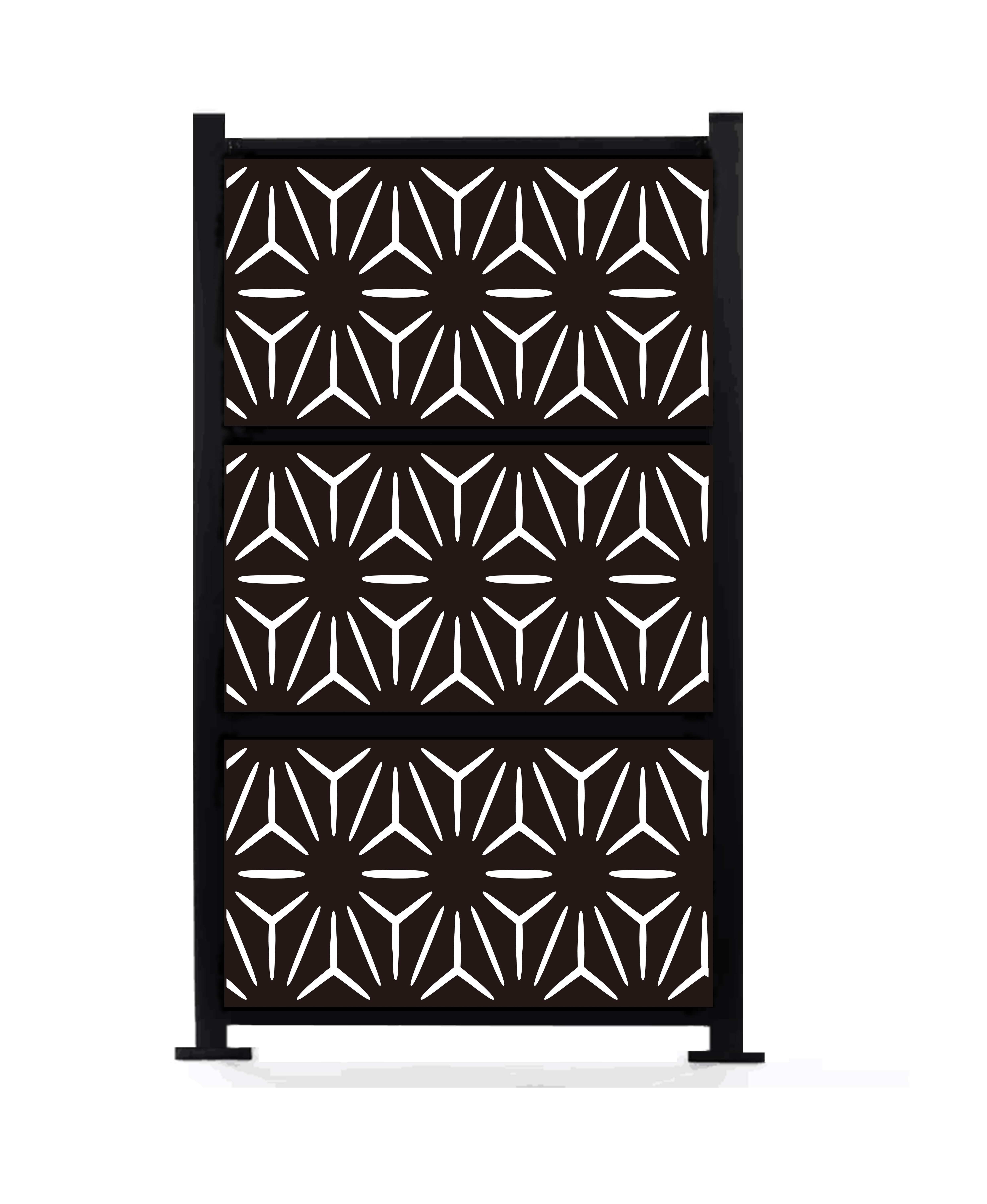 e-Joy 6 ft. H x 4 ft. W Metal Privacy Screen | Wayfair