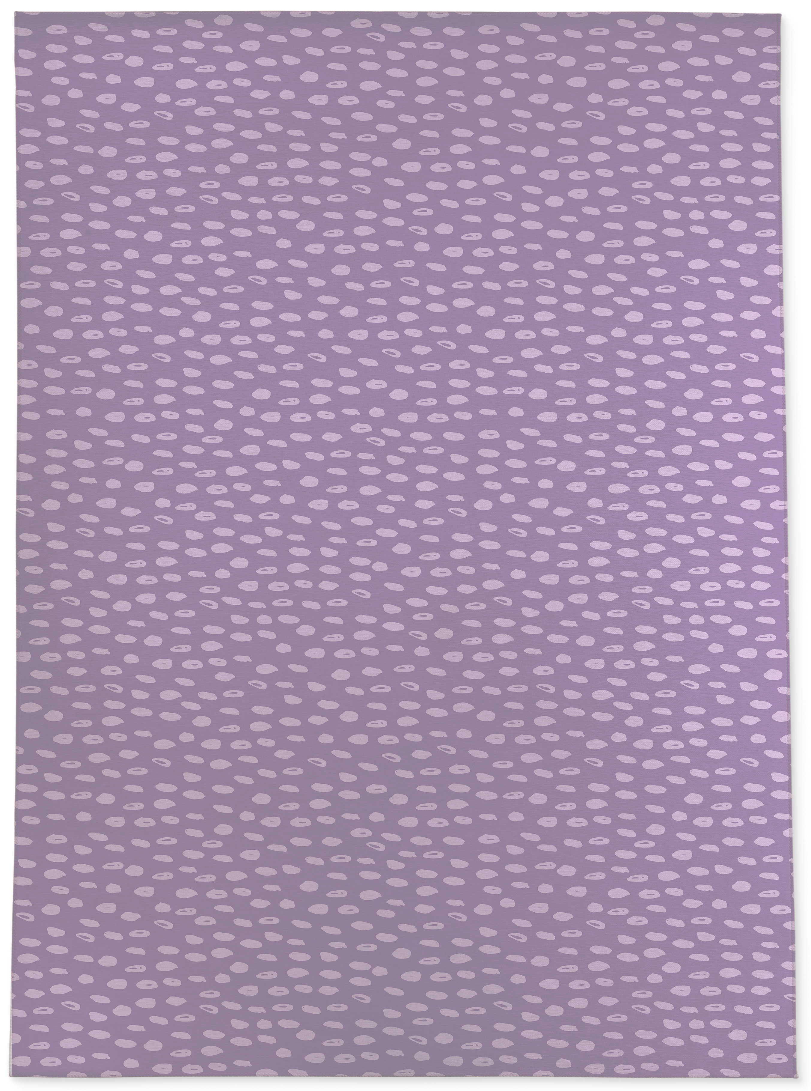 Ebern Designs Alecxa Polka Dots Purple Area Rug | Wayfair