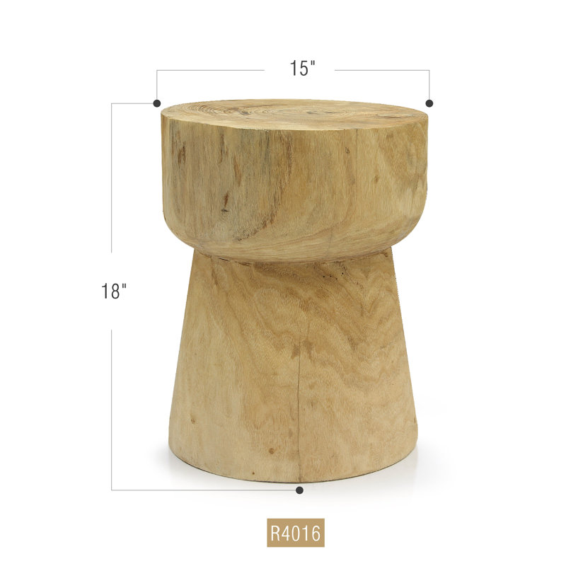 Loon Peak® Verve Natural Wood Stand | Wayfair
