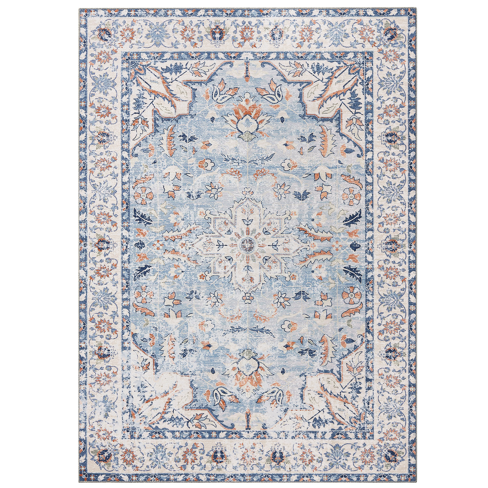 Bungalow Rose Rectangle Ricca Area Rug | Wayfair
