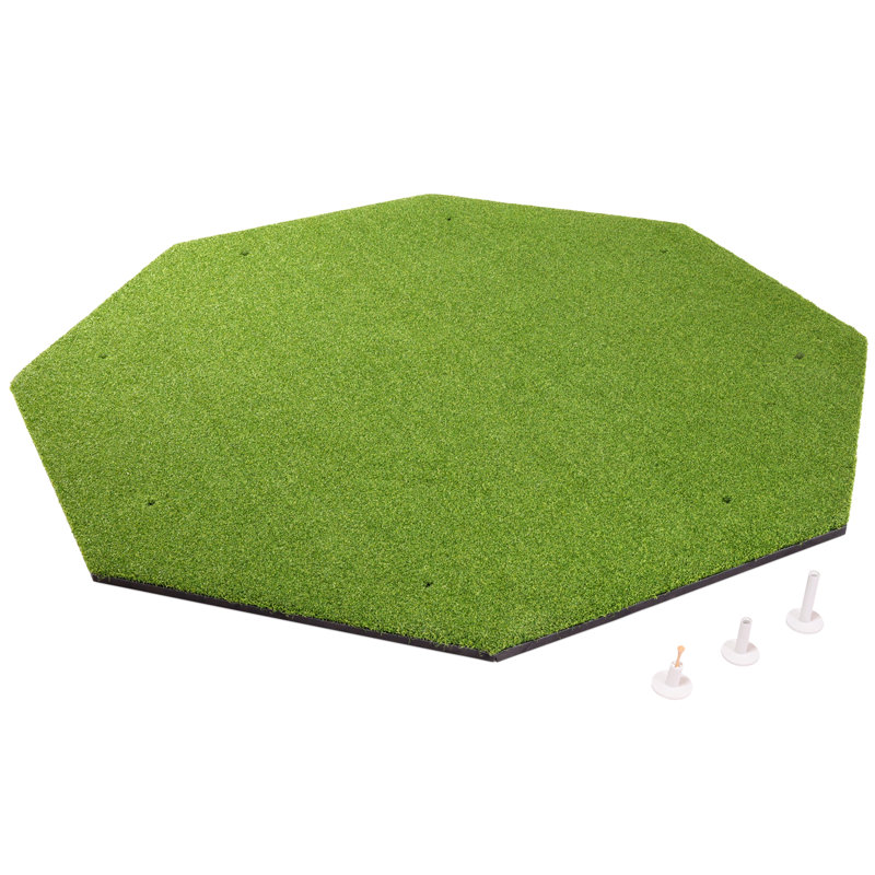 Gosports Golf Hitting Mat - ELITE 5'' X 5'' Size - 15Mm Artificial Turf ...
