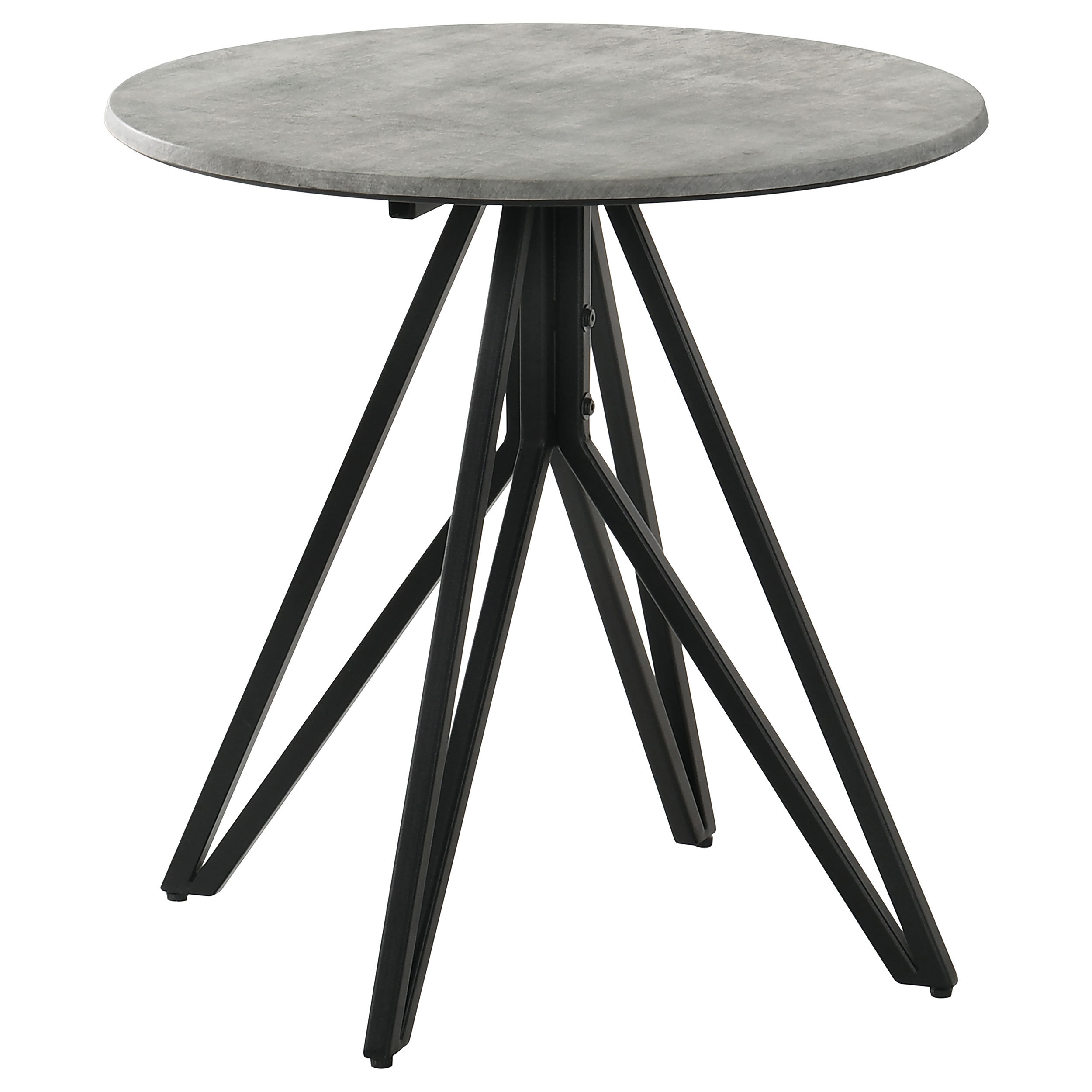 Union Rustic Anora Round End Table with Hairpin Legs | Wayfair