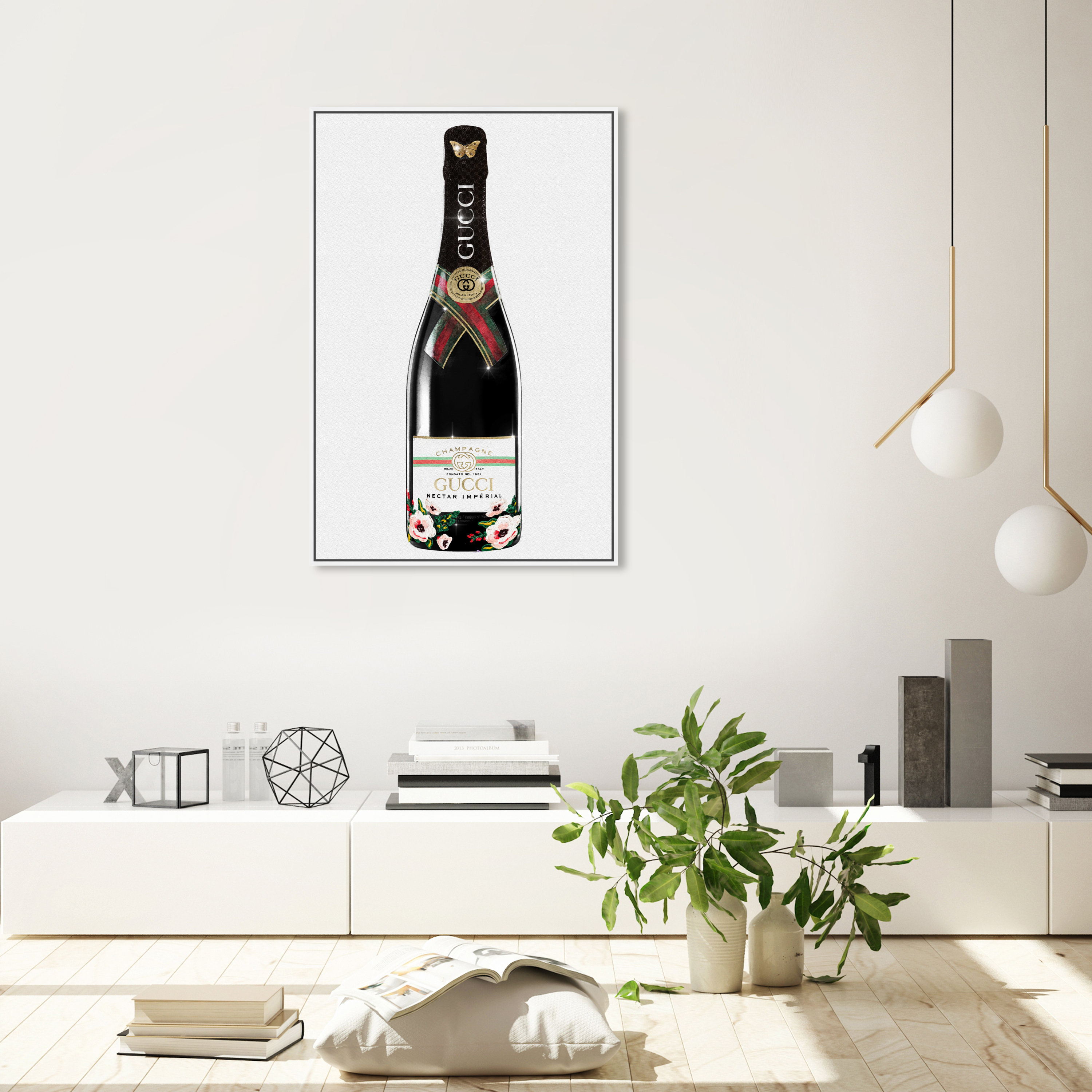 Oliver Gal Italian Mod Champagne, Glam Italian Bubbles " Italian Mod ...