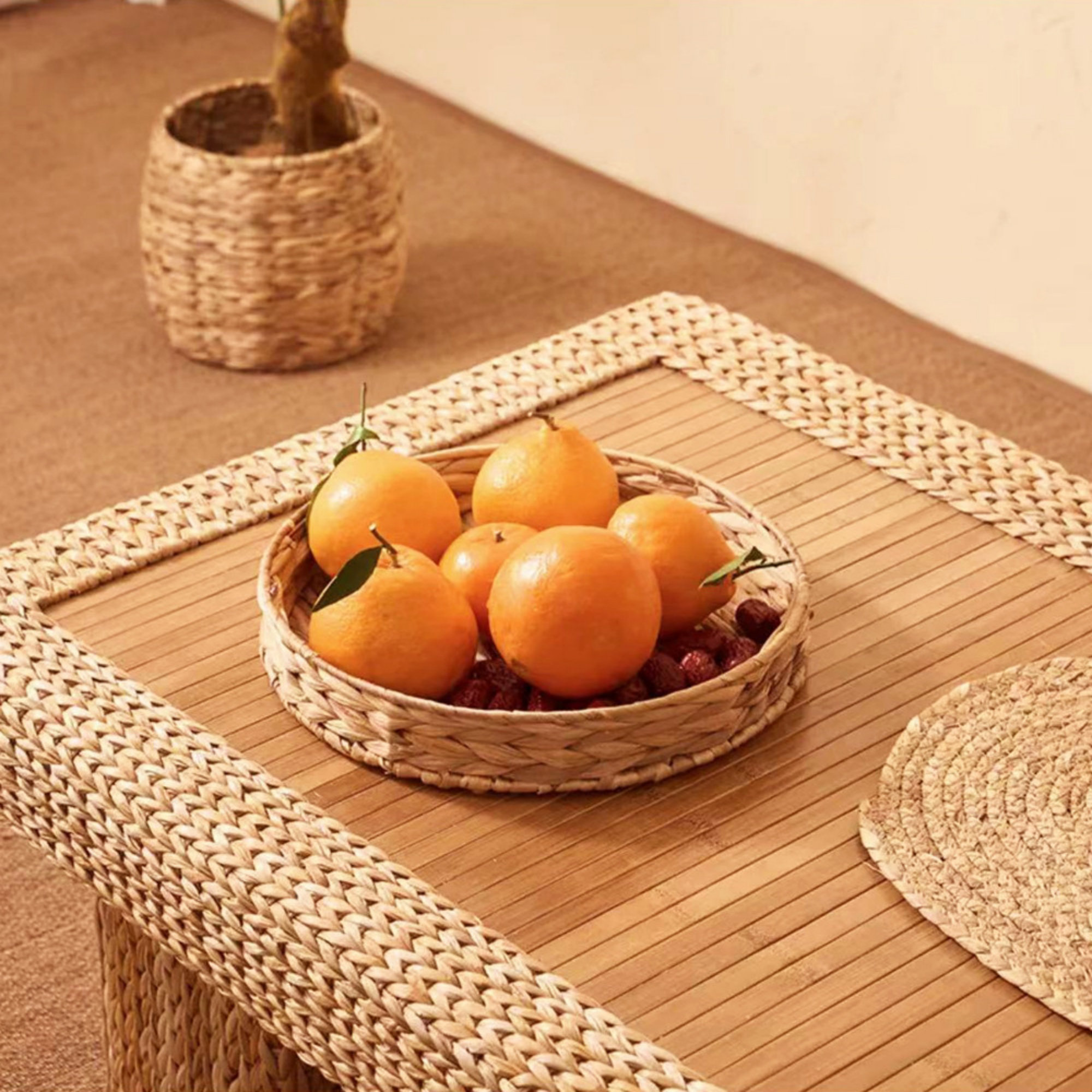 Bay Isle Home™ Annesia Rope Tray - Set of 2 | Wayfair
