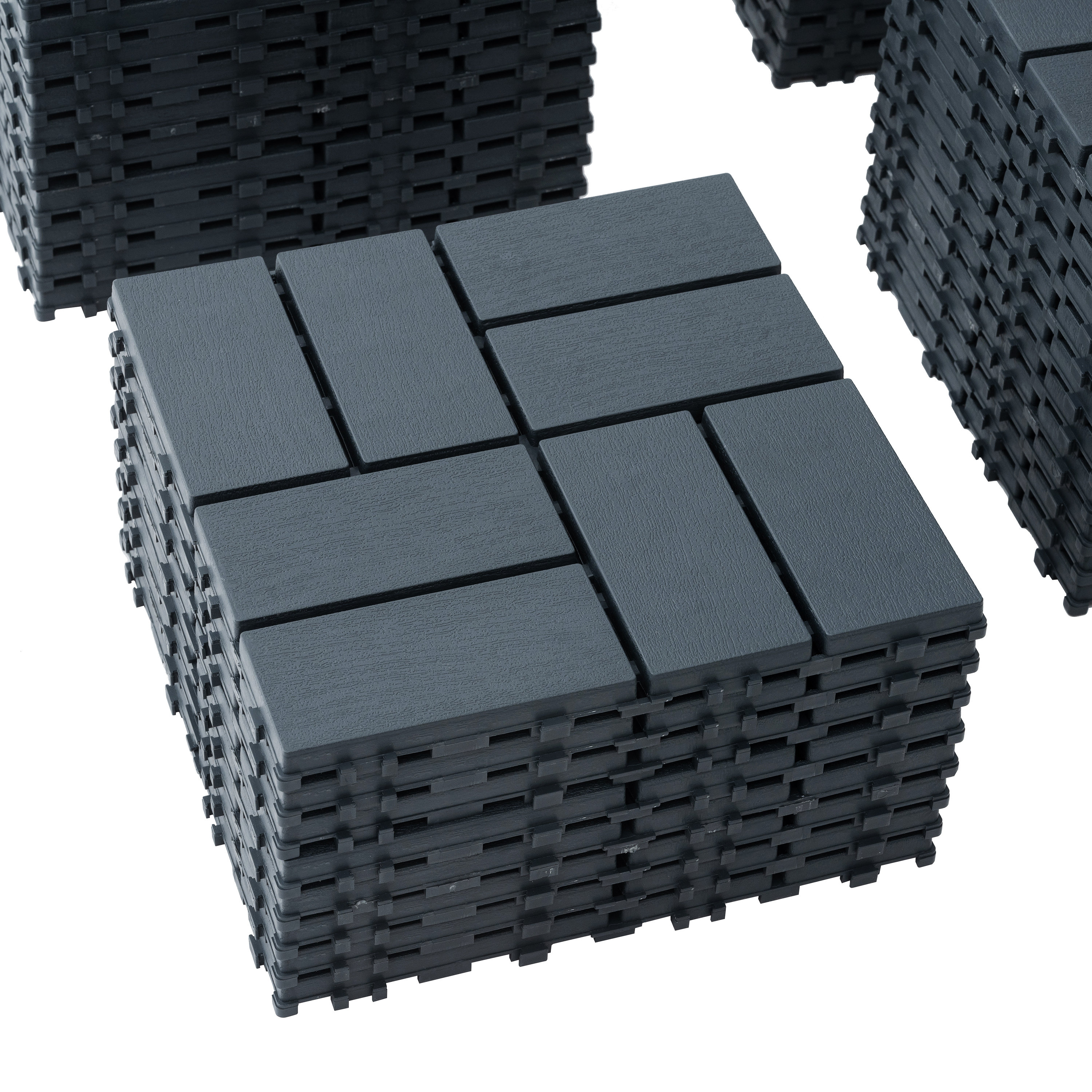 Blue Elephant 30.5 cm x 30.5 cm Plastic Interlocking Tile | Wayfair.co.uk