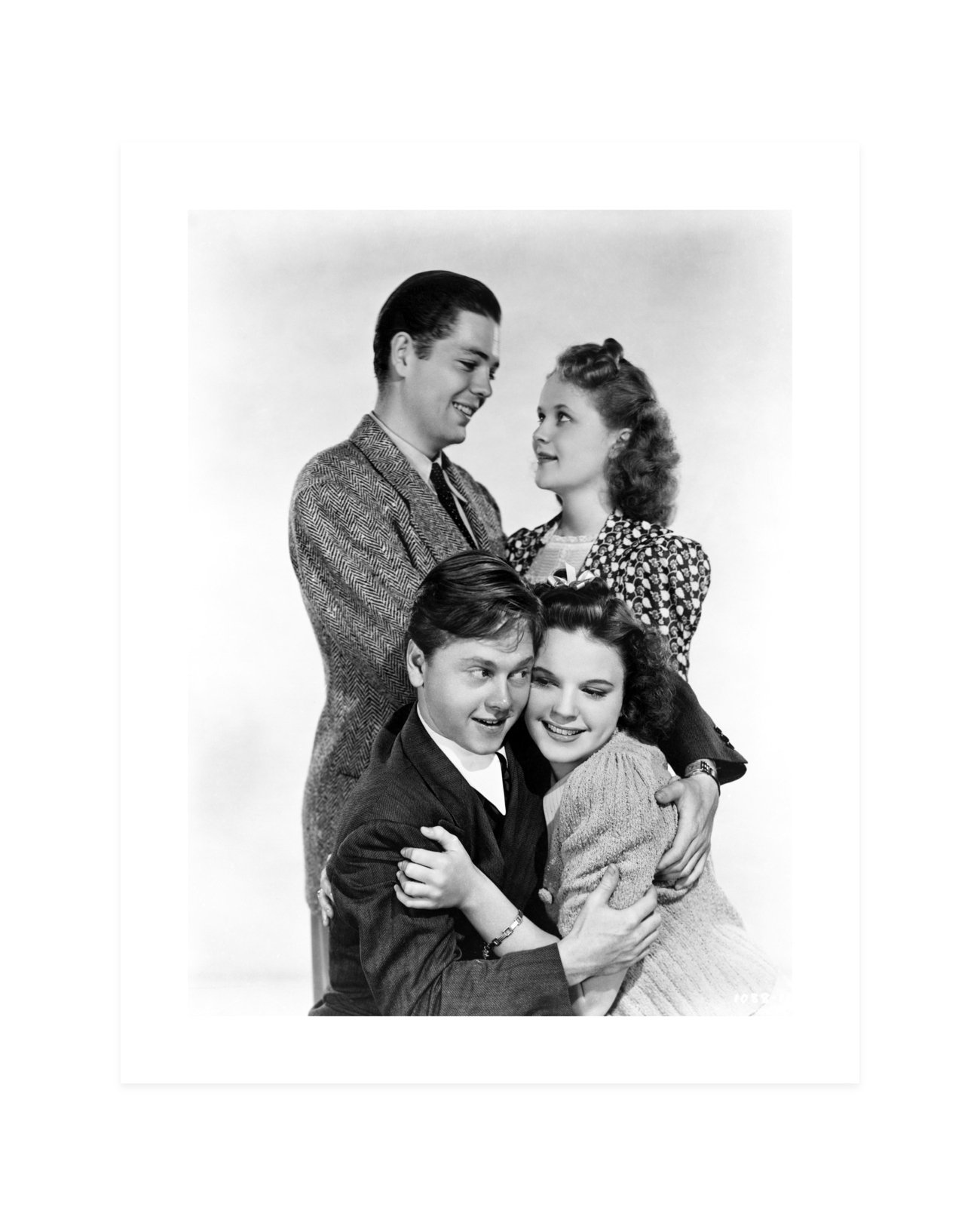 Globe Photos Entertainment Judy Garland, Mickey Rooney, Betty Jaynes ...