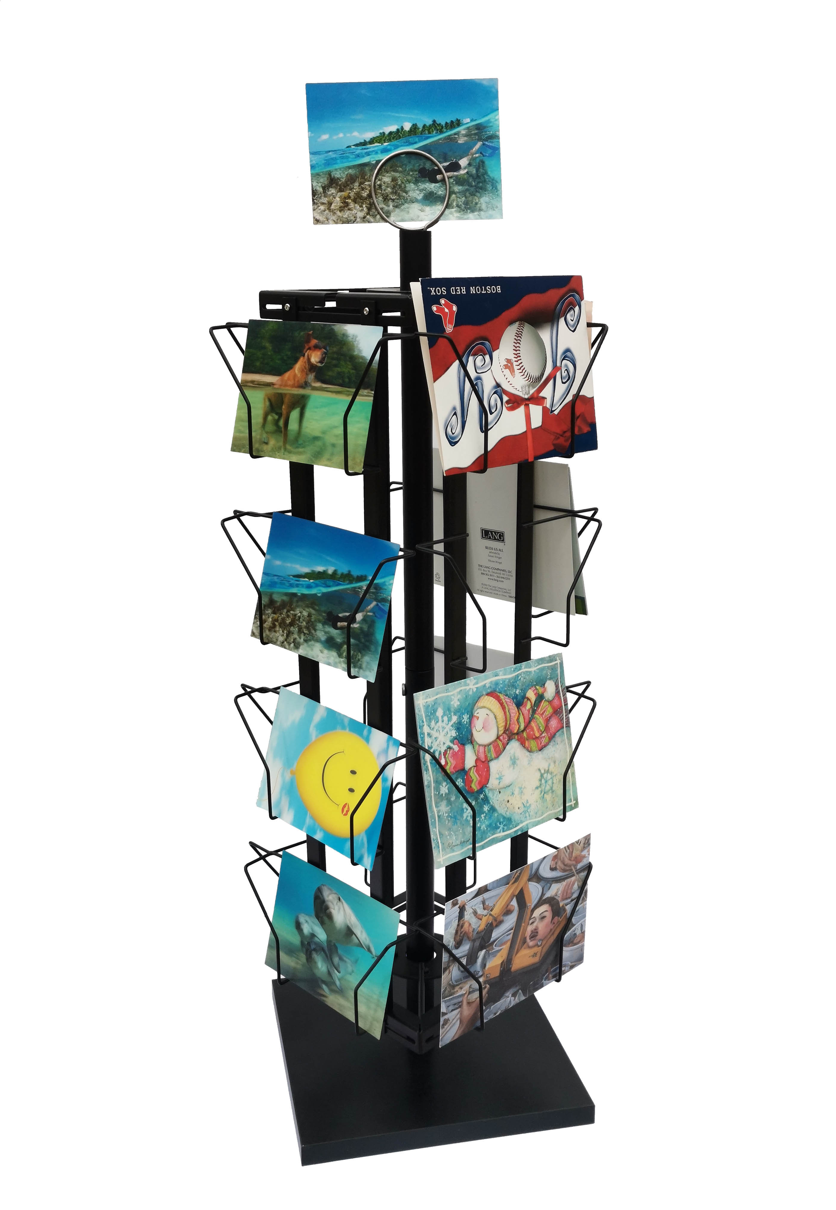 FixtureDisplays 16 Pockets Adjustable Greeting Card Rack 4x6"-7x5 ...