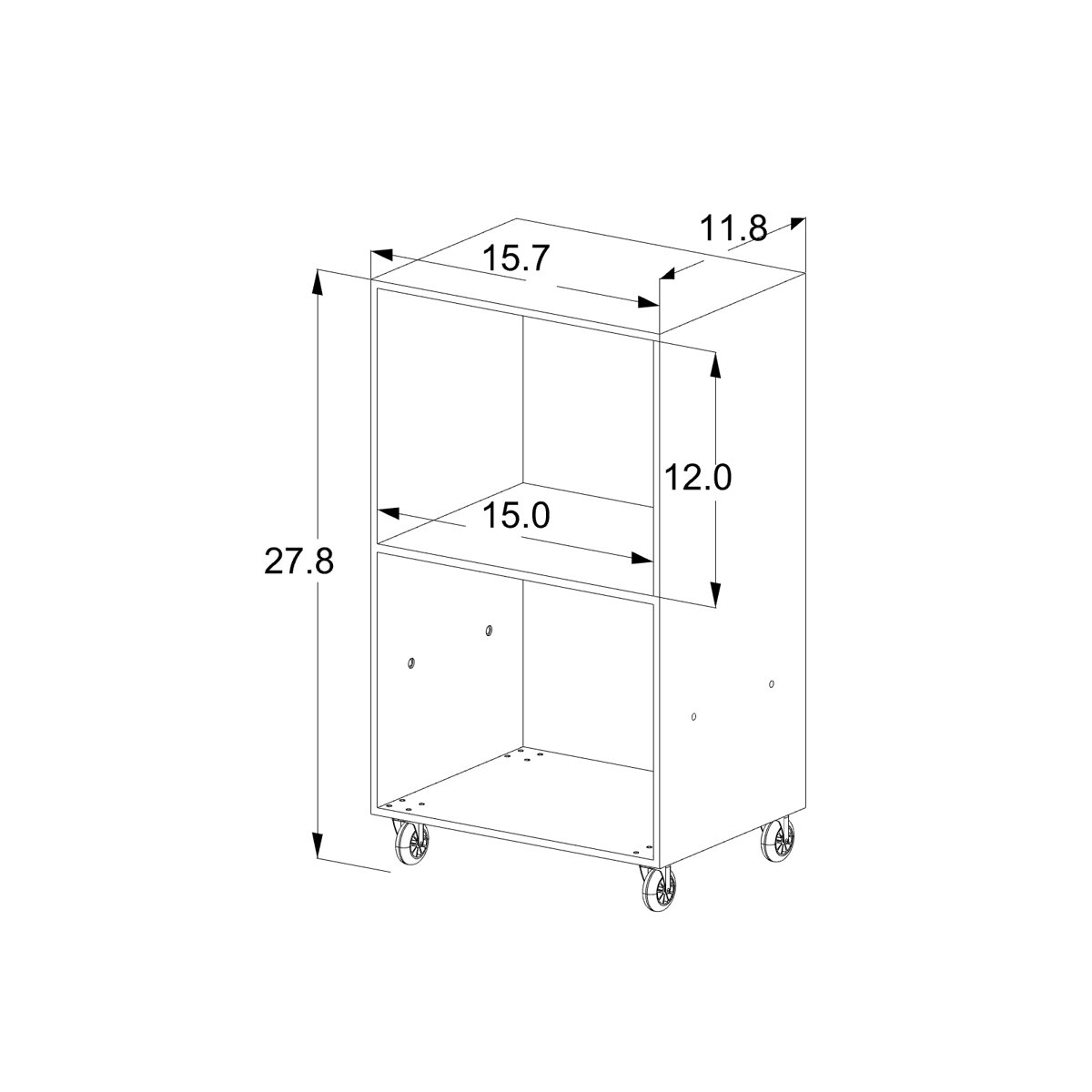 Etta Avenue™ Ciera Plastic Cube Bookcase & Reviews | Wayfair