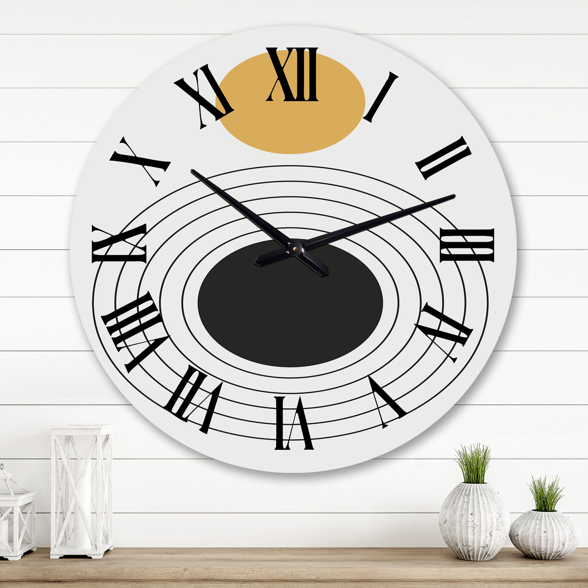 East Urban Home Oversized Creative Vintage Designs in Retro Colors VII ...