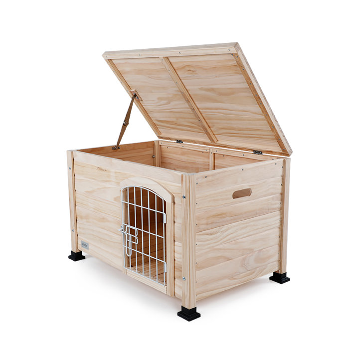 Tucker Murphy Pet™ Cyndia Wood Dog House & Reviews | Wayfair