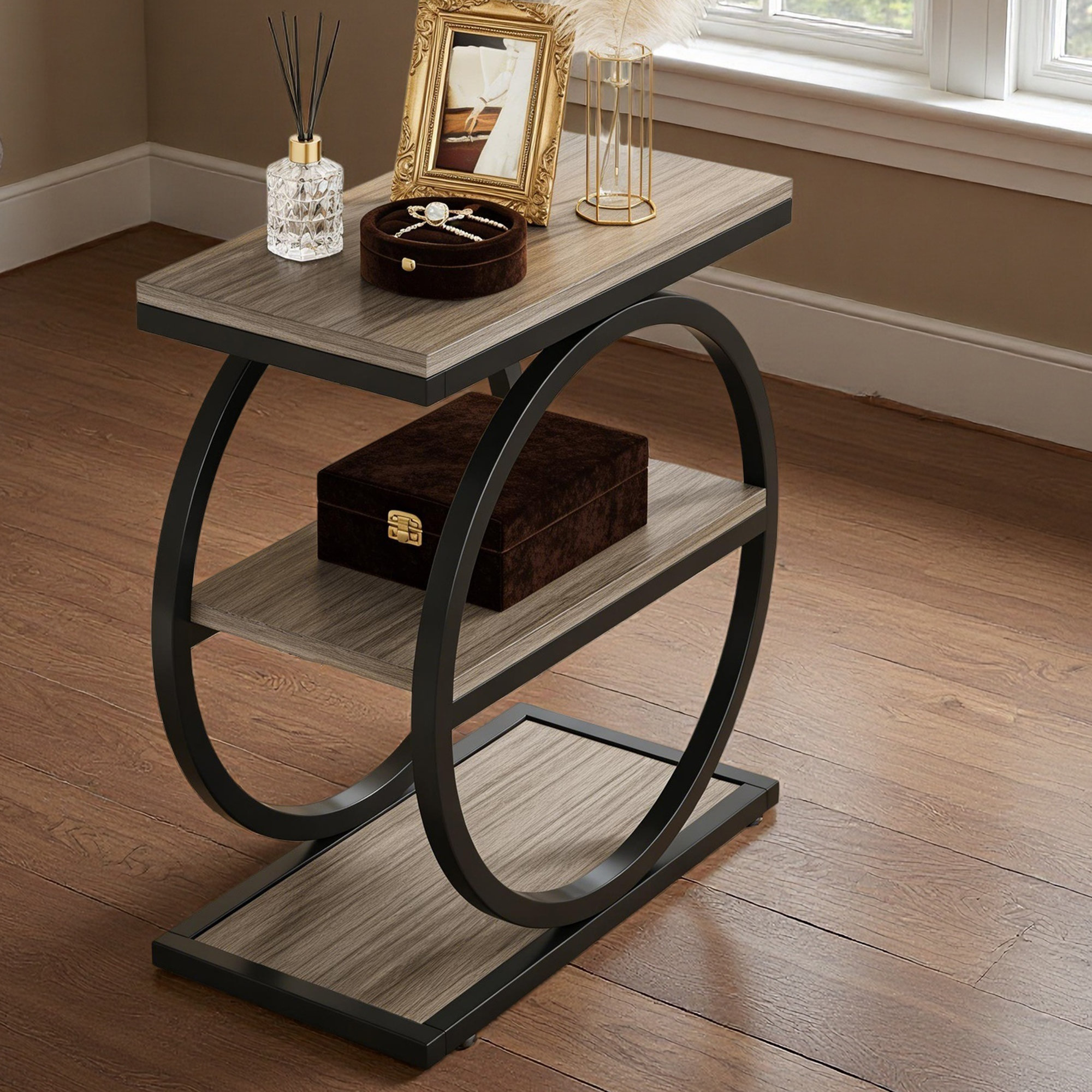Latitude Run® Foyer Table,End Table,3-Tier Sofa Side Table,Tea Table ...