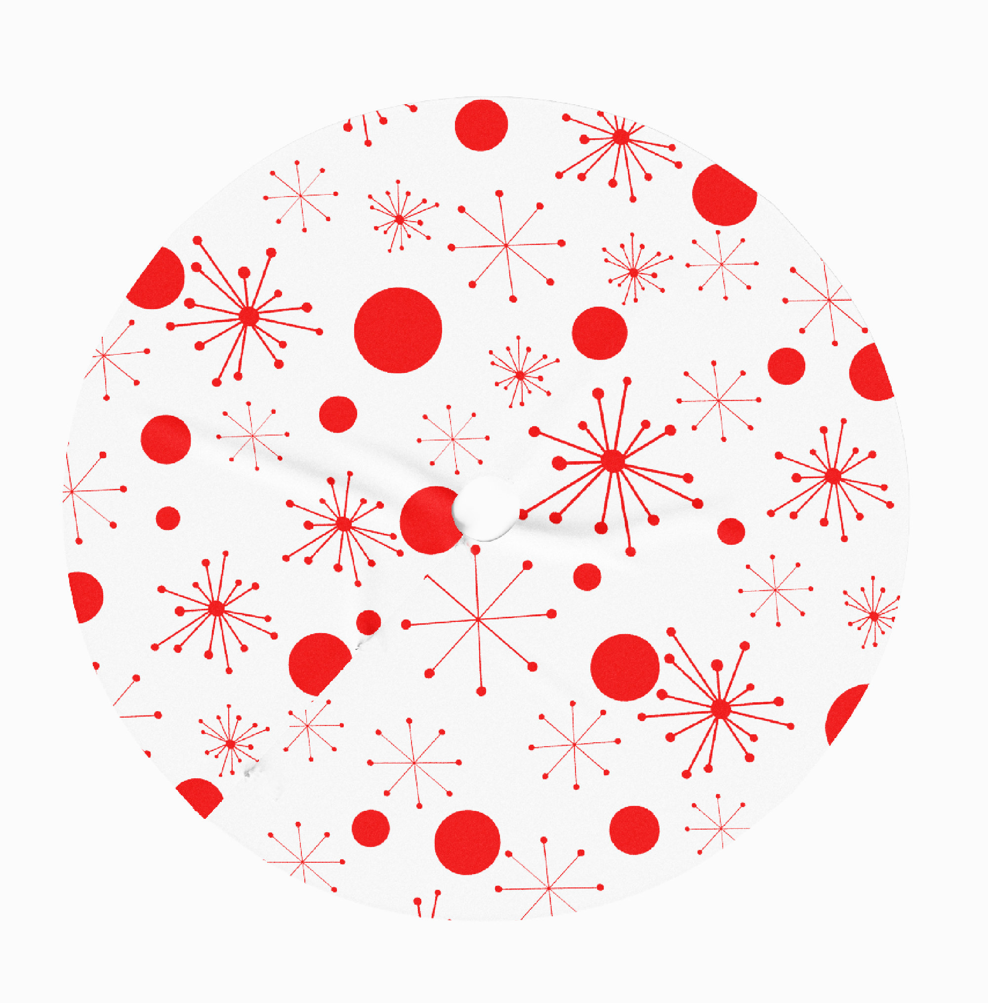 Crash Pad Designs Geometric Linen Tree Skirt | Wayfair