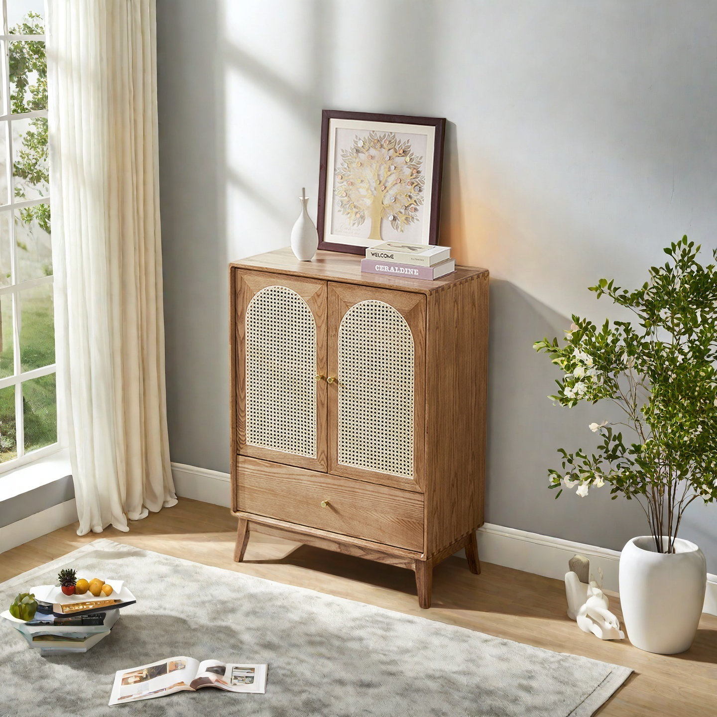 Bayou Breeze Multi-functional storage cabinet - Wayfair Canada