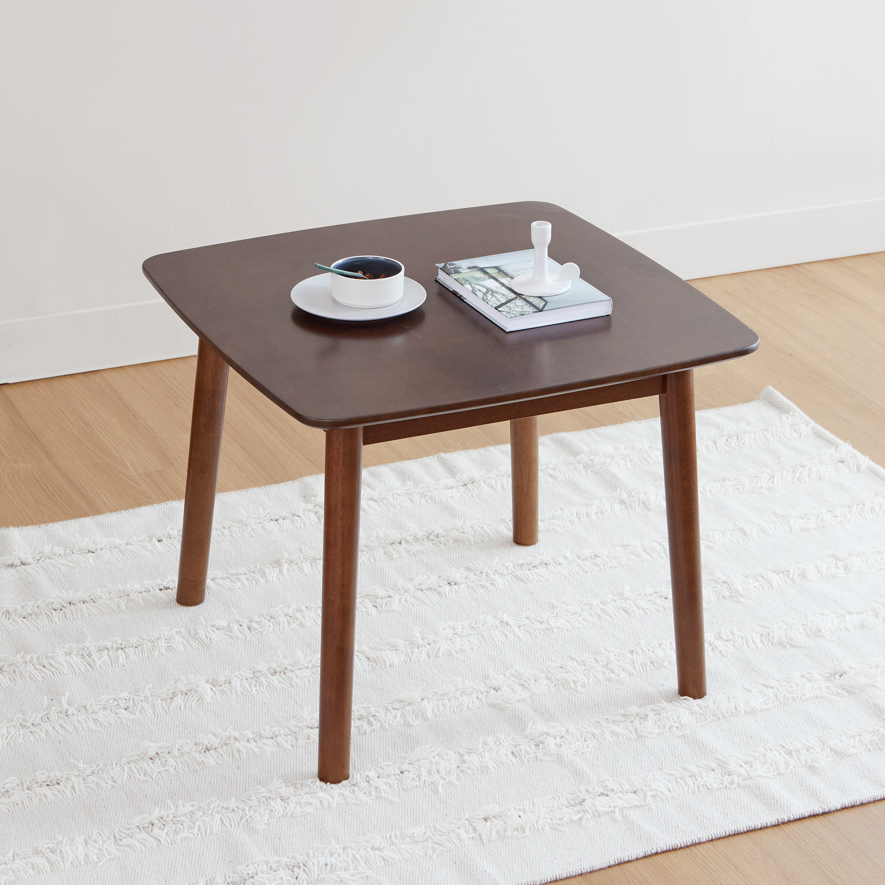 George Oliver Jerene Solid Wood Square Coffee Table & Reviews | Wayfair