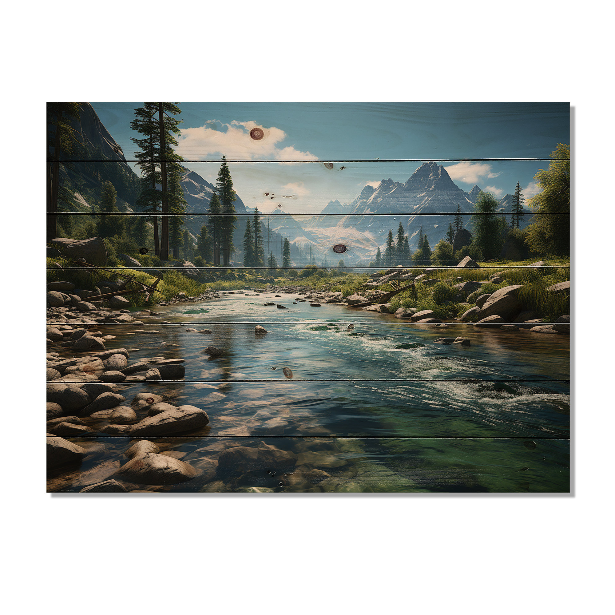 Design Art USA Yosemite National Park Landscape III - Landscapes Wood ...