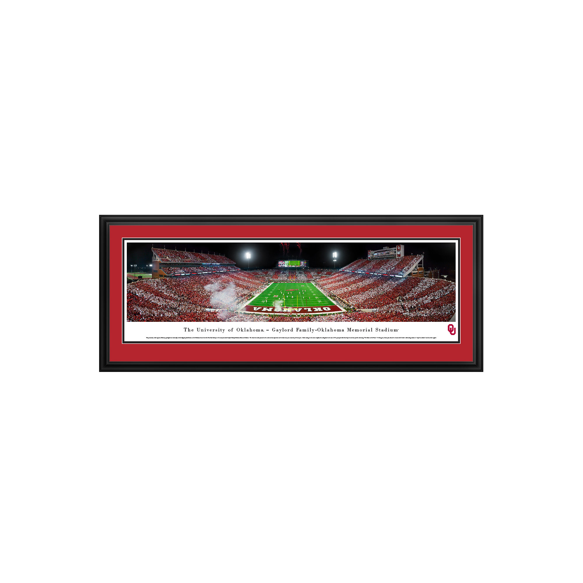 Vault W Artwork NCAA 'Oklahoma Football End Zone Stripe' by James ...