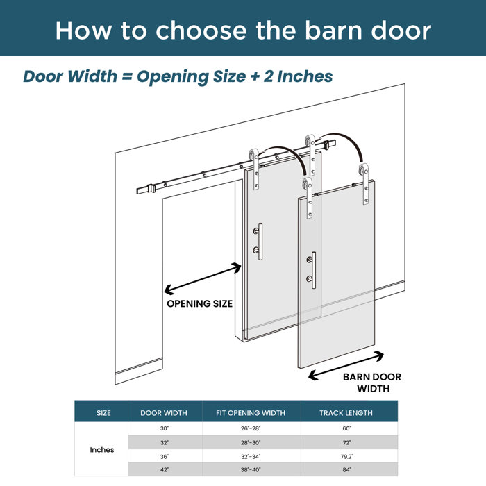 LDB_BUILDING Manufactured Paneled Wood Prefinished Barn Door with ...