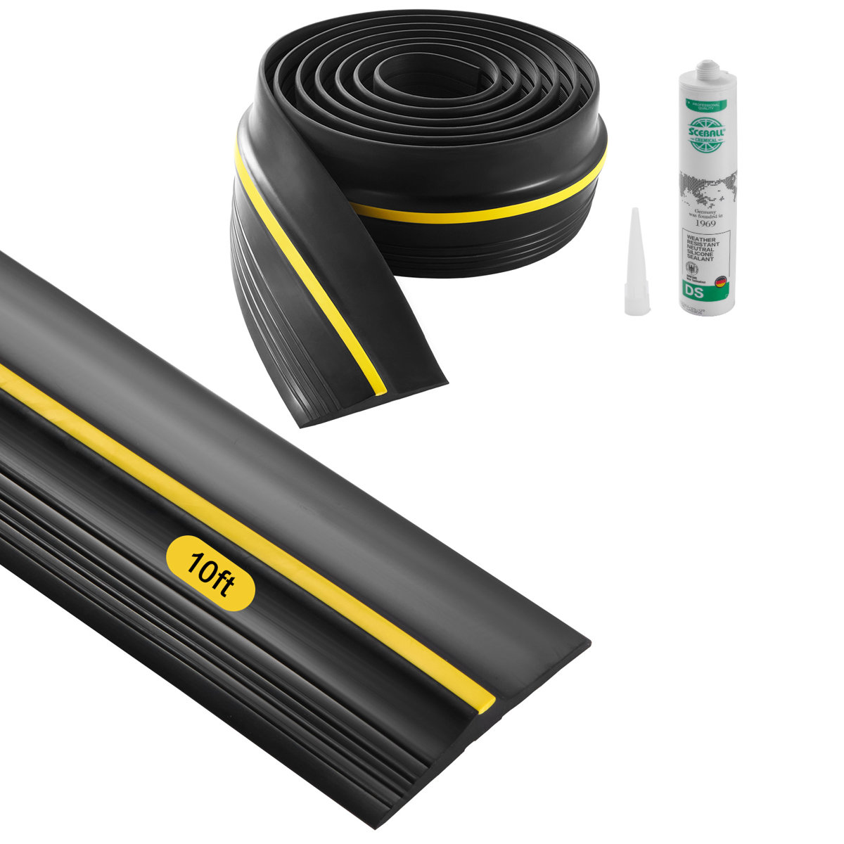 WFX Utility™ Garage Door Threshold Seal Strip 10 FT Universal Bottom ...