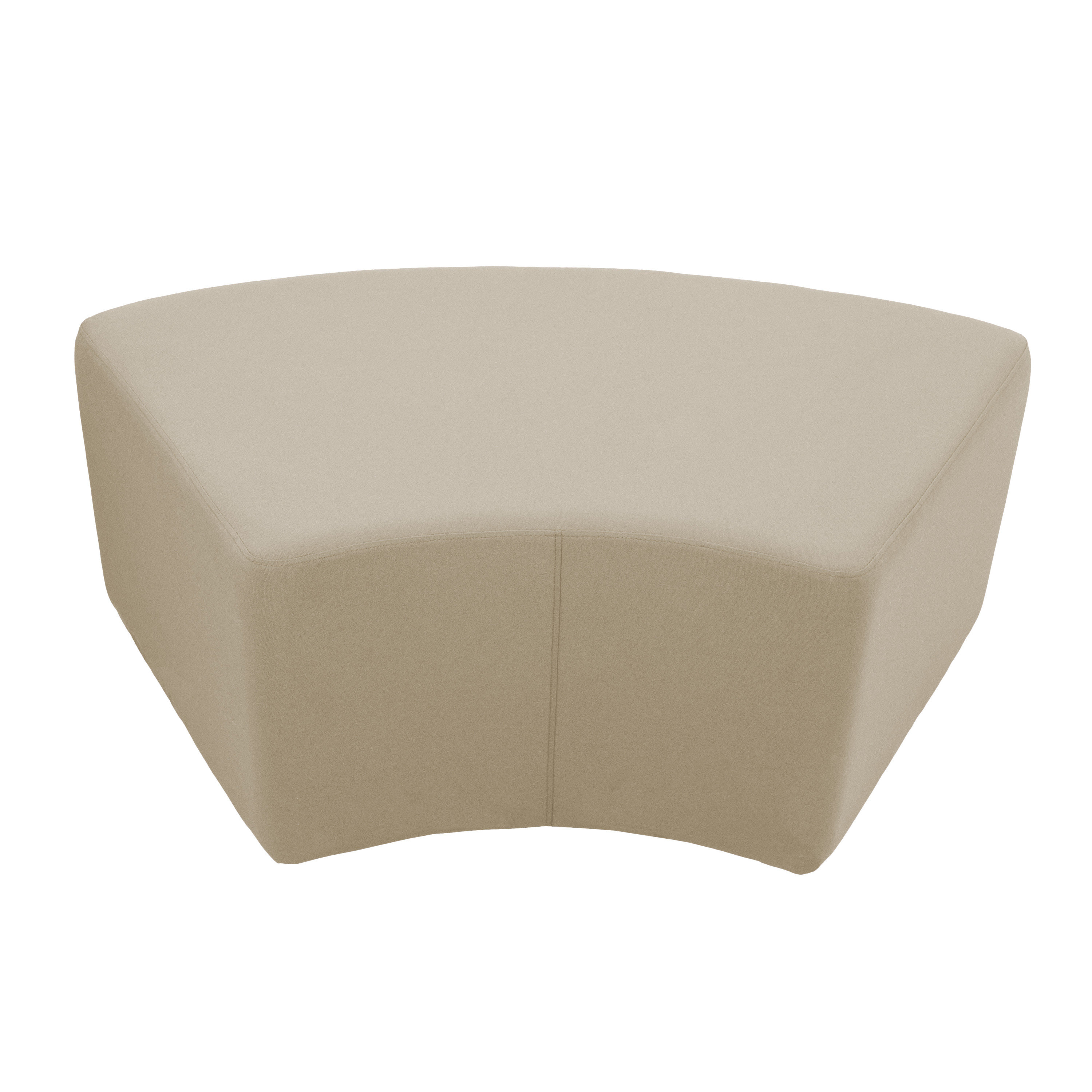 Factory Direct Partners Outdoor 24" x 48" S-Curve Ottoman with ...