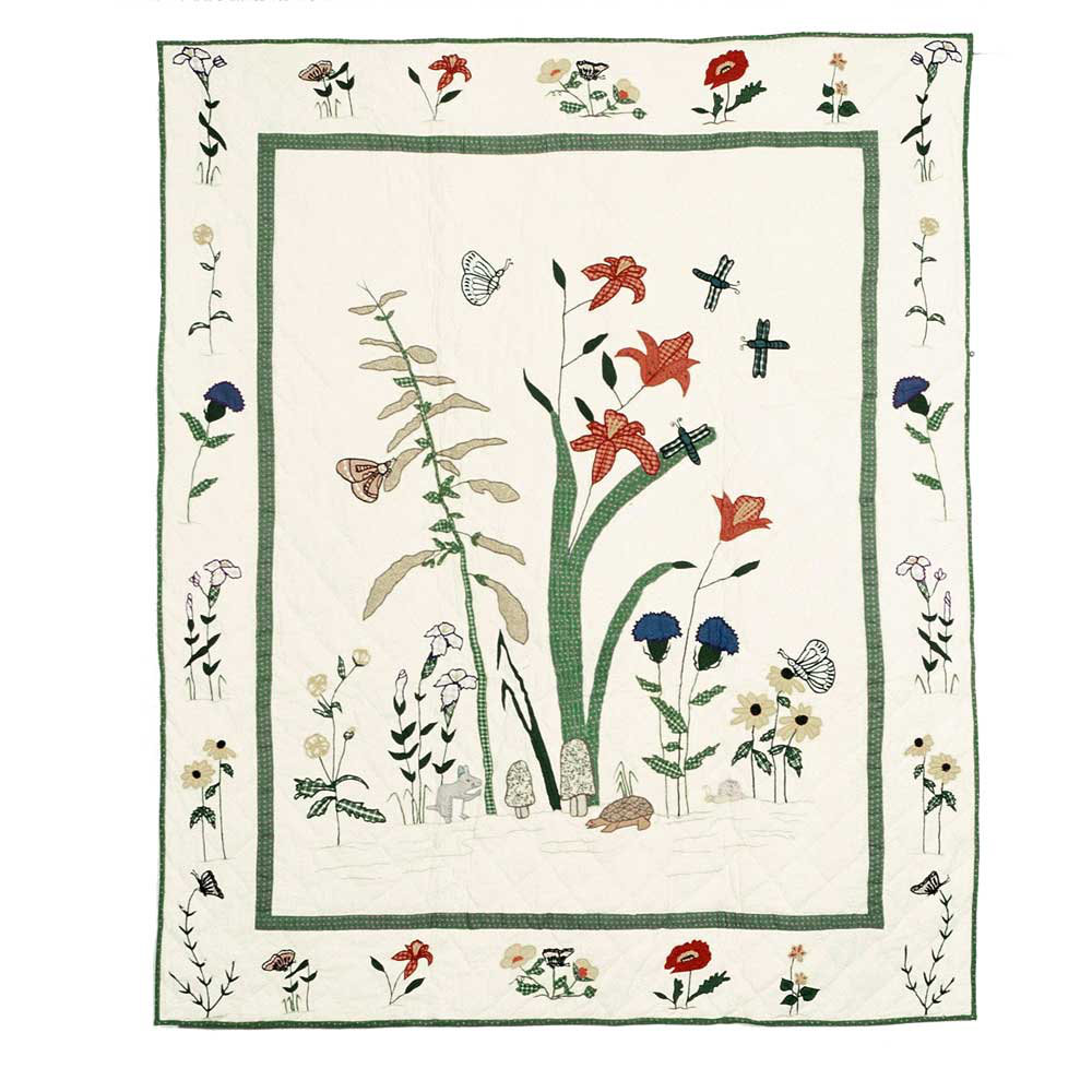 Patch Magic Wildflower Wildflower Cotton Throw | Wayfair