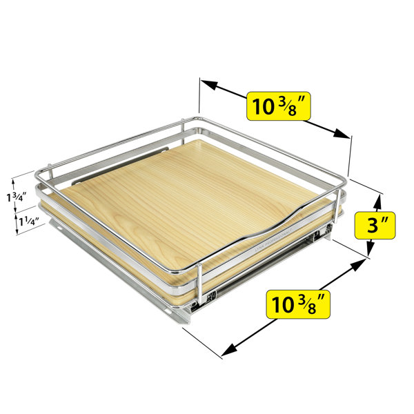 LYNK PROFESSIONAL Élite Pull Out Spice Rack Organizer for Inside ...