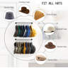 Rebrilliant Hat Rack For Baseball Cap Hat Storage With 20 Hooks ...