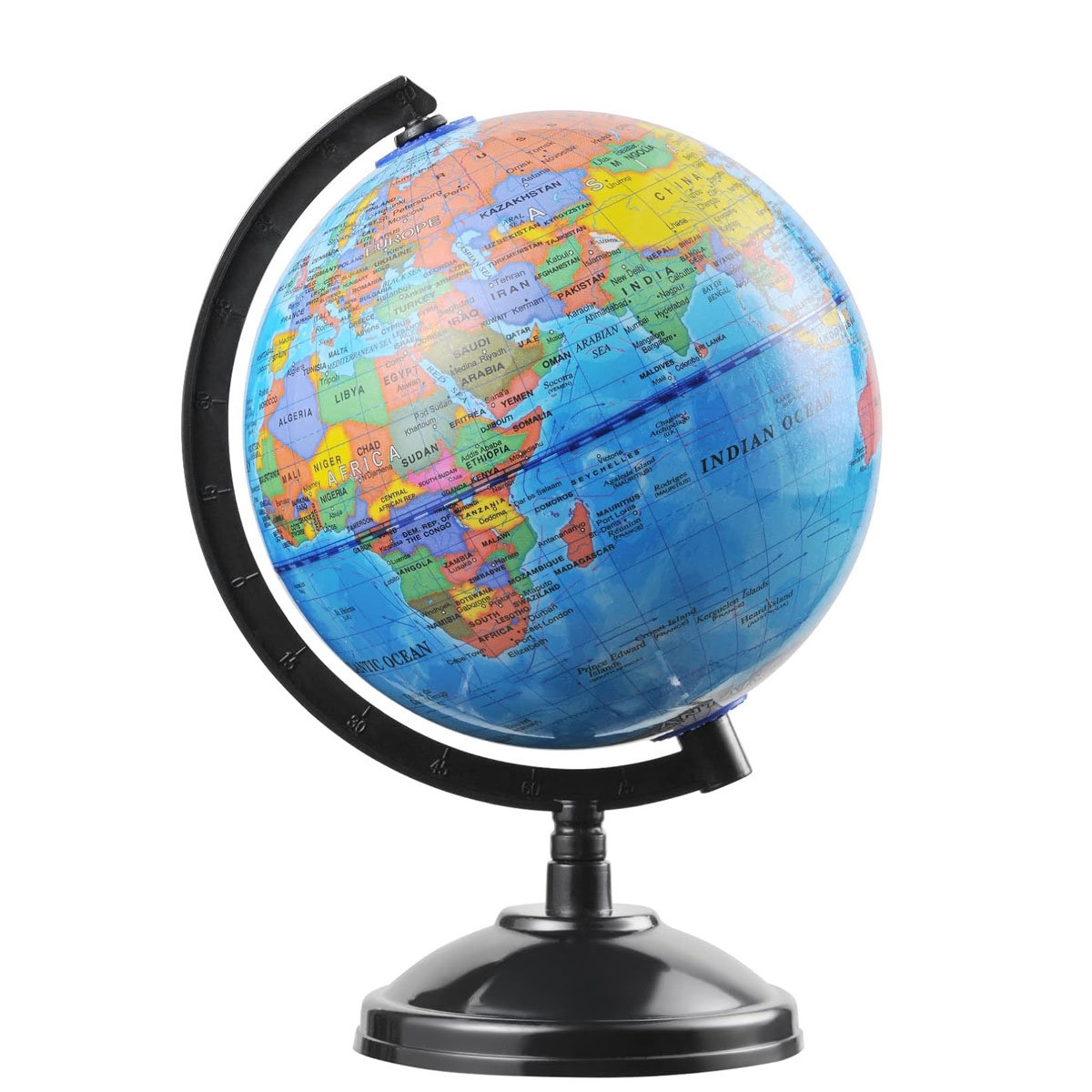 Zoomie Kids Wizdar 4'' World Globe for Kids Learning, Educational ...