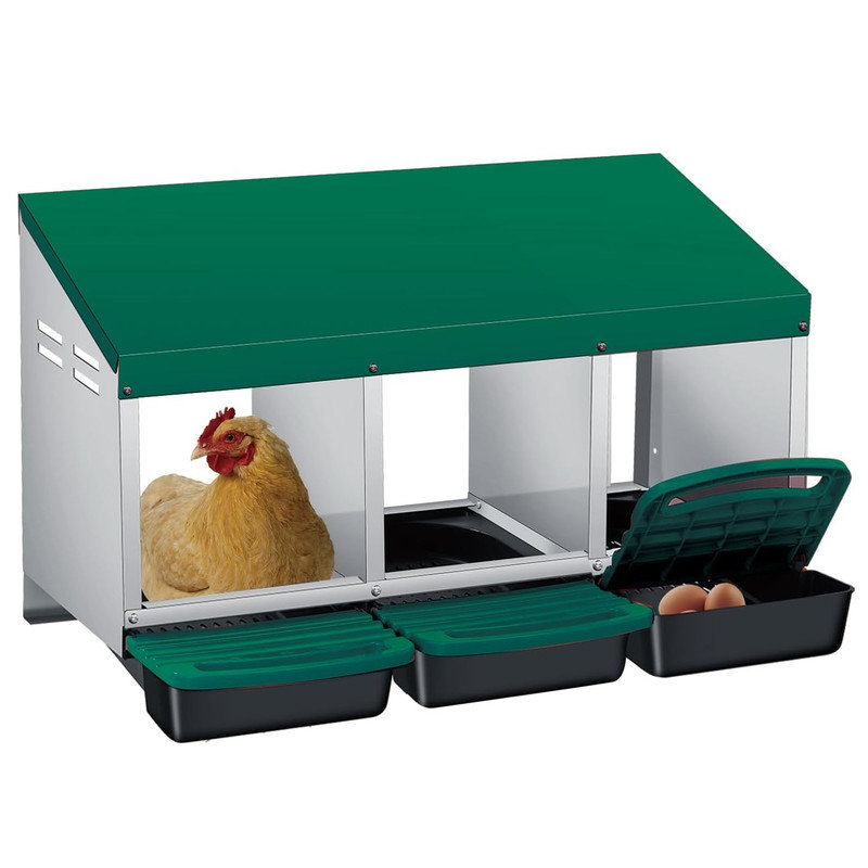 Archie & Oscar™ Chicken Nesting Boxes,Weatherproof Galvanized Steel ...