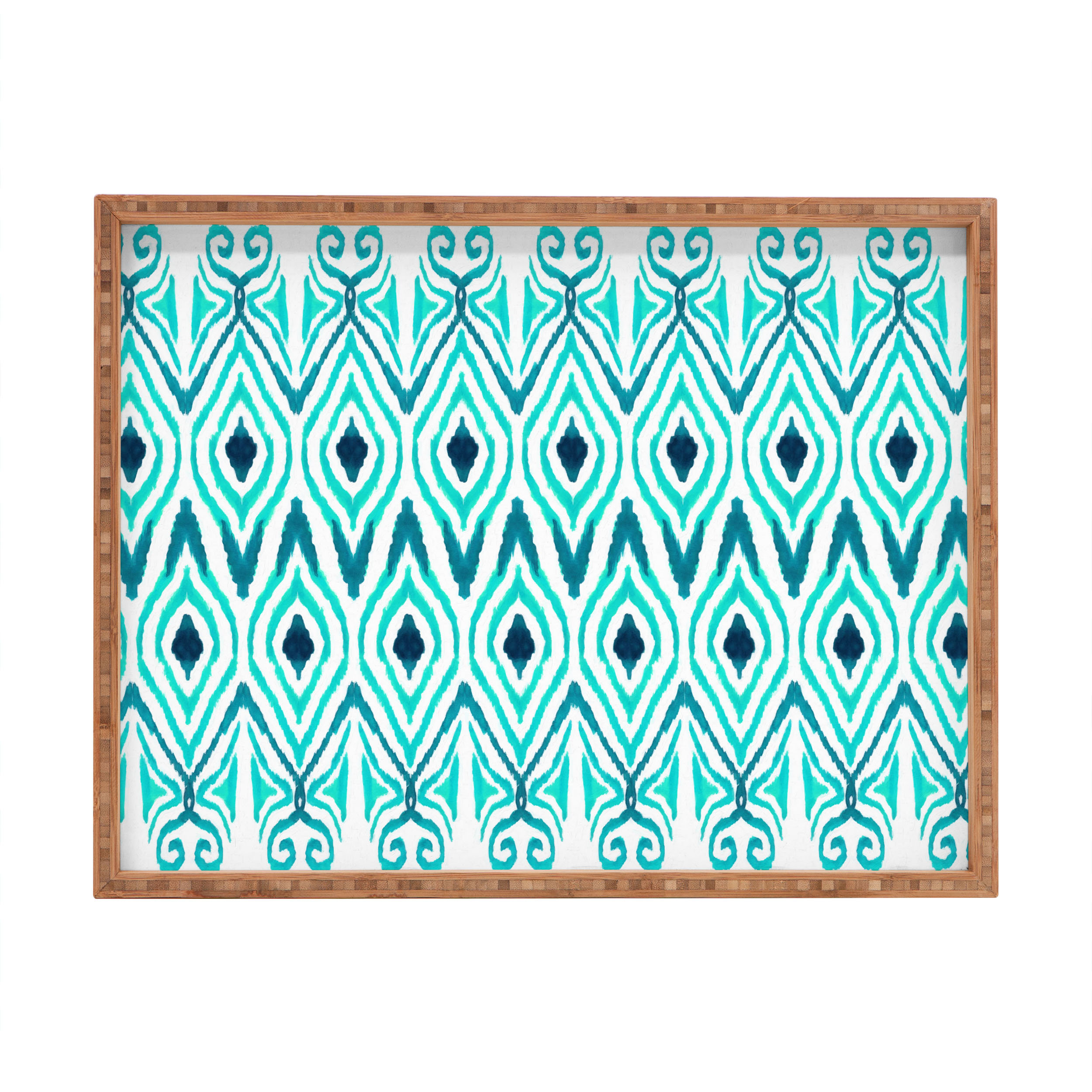Deny Designs Amy Sia Ikat Jade Rectangular Tray - Wayfair Canada