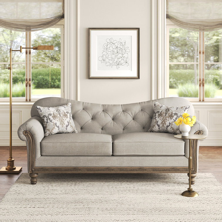 Kelly Clarkson Home Audio 88" Rolled Arm Sofa with Reversible Cushions ...