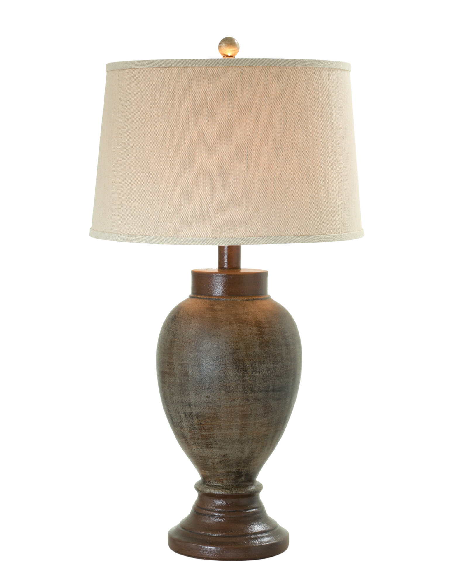 Alcott Hill® Salome 29.5" Brown Standard Table Lamp | Wayfair